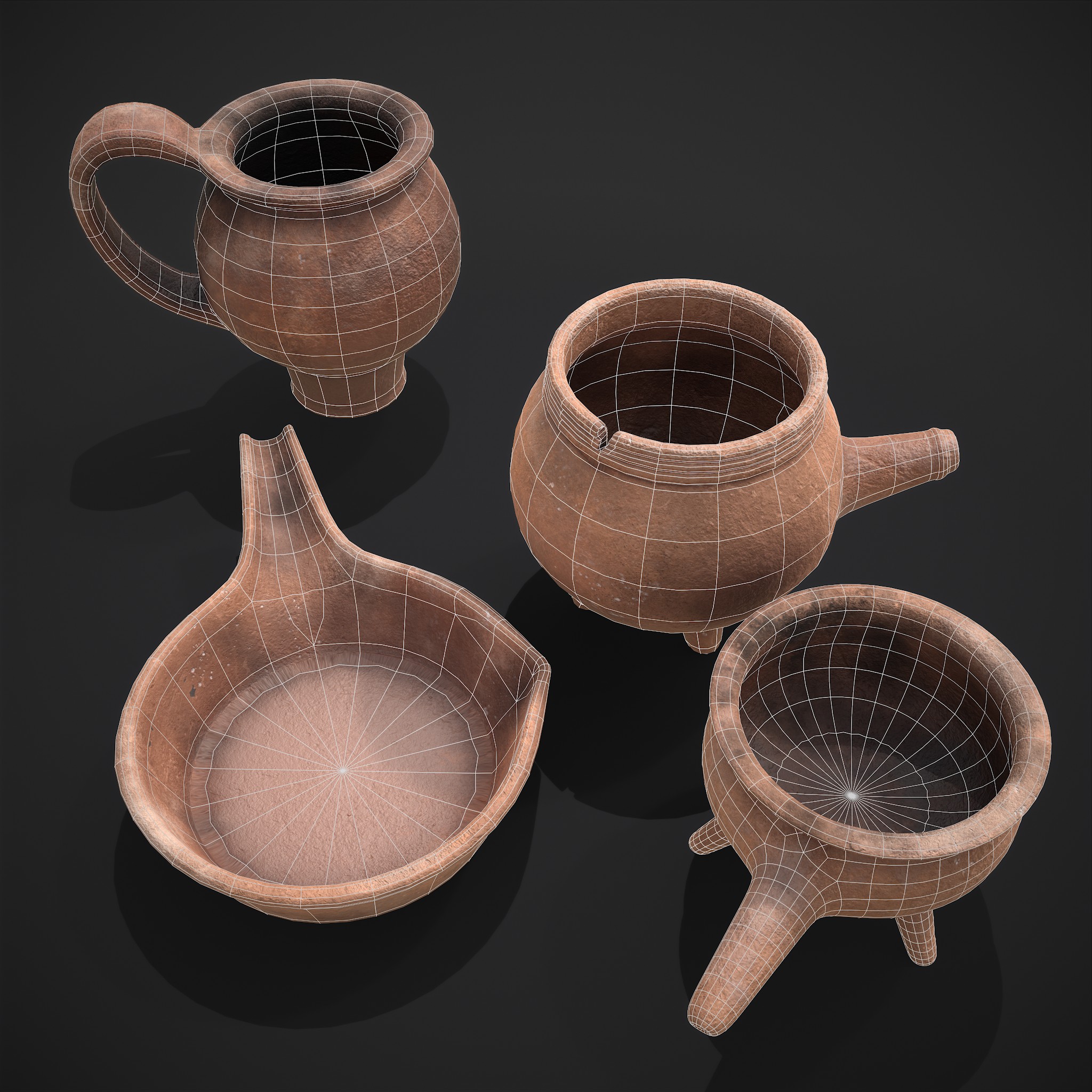 Pottery Pieces - 3D Model by Get Dead Entertainment