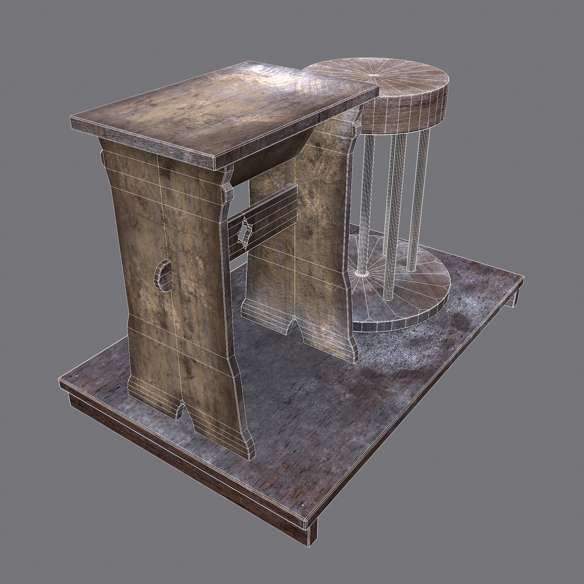 Pottery Wheel Design 1 - 3D Model by Get Dead Entertainment