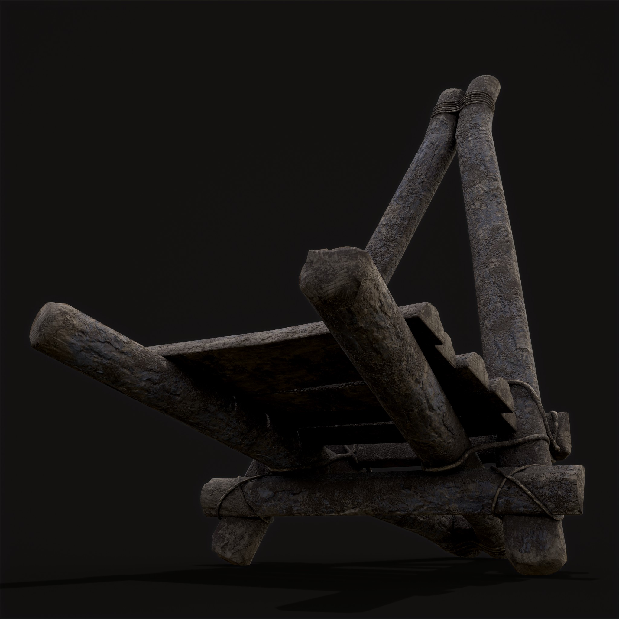 Primitive Lean Too Log Chair - 3D Model by Get Dead Entertainment