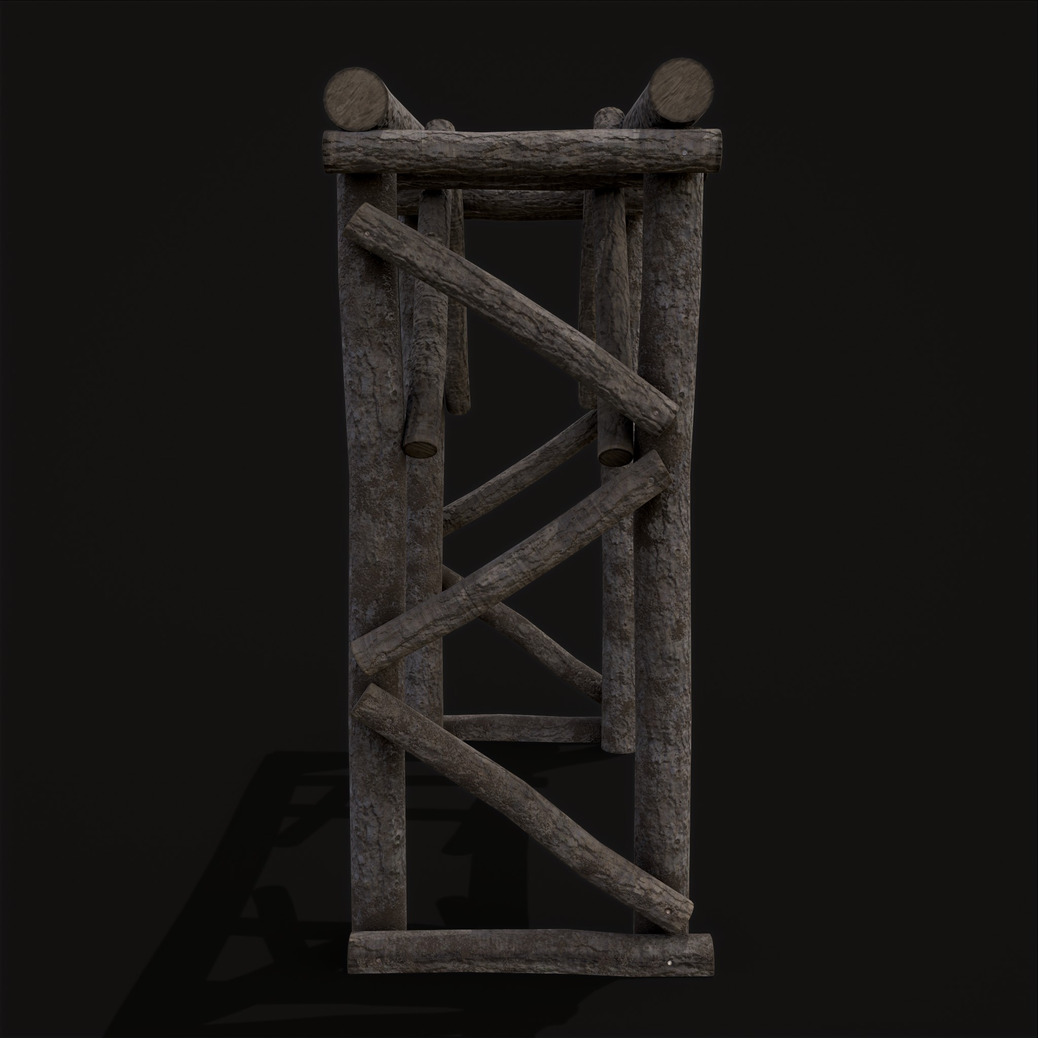 Primitive Log Archway - 3D Model by Get Dead Entertainment