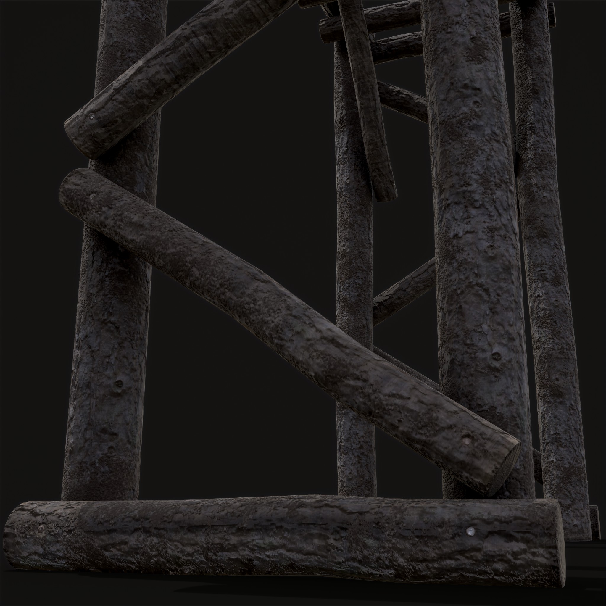 Primitive Log Archway - 3D Model by Get Dead Entertainment