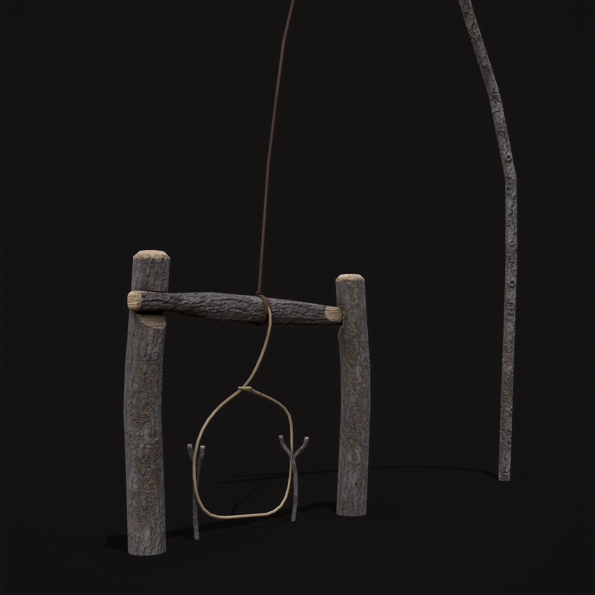 Primitive Rabbit Spring Snare - 3D Model by Get Dead Entertainment