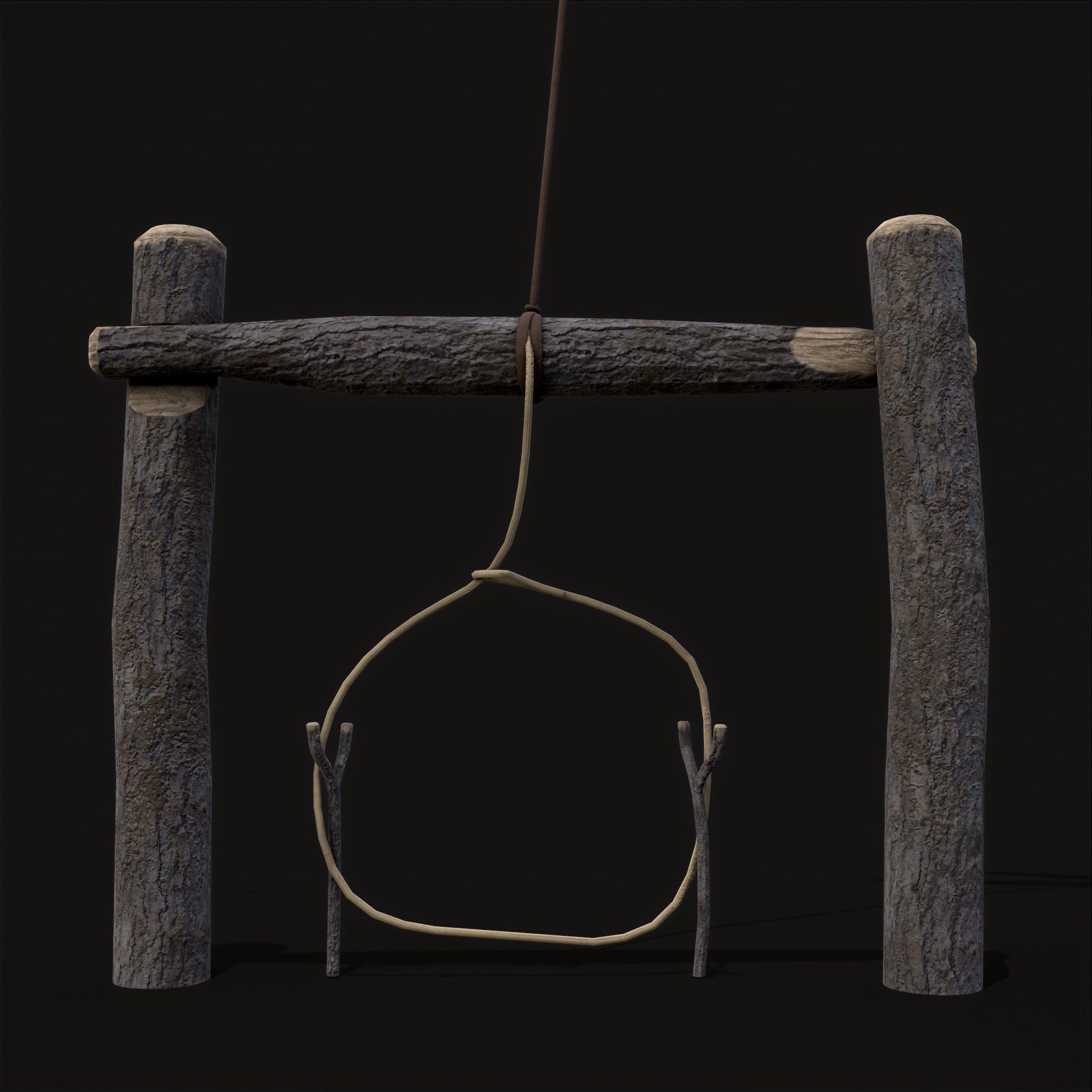Primitive Rabbit Spring Snare - 3D Model by Get Dead Entertainment