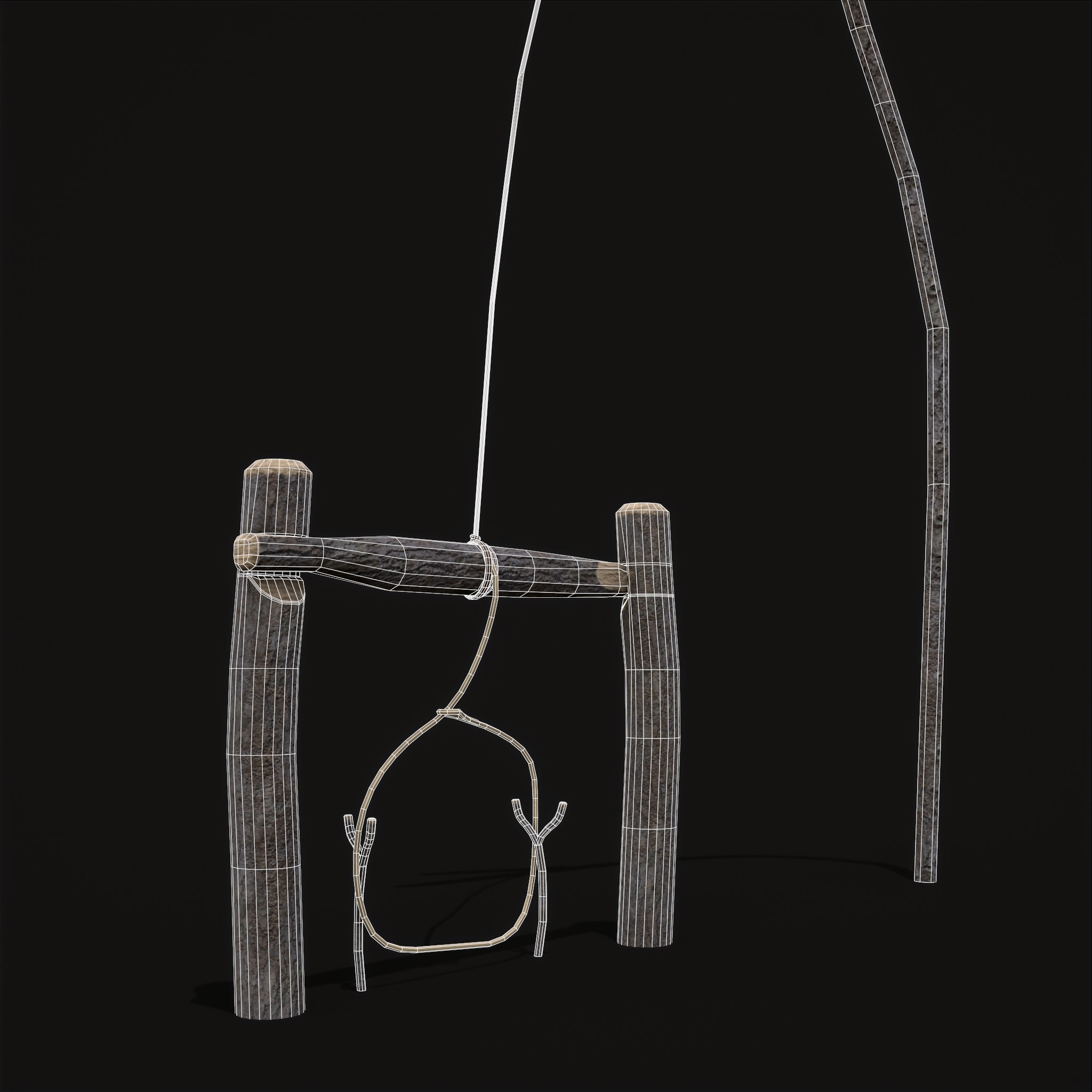 Primitive Rabbit Spring Snare - 3D Model by Get Dead Entertainment