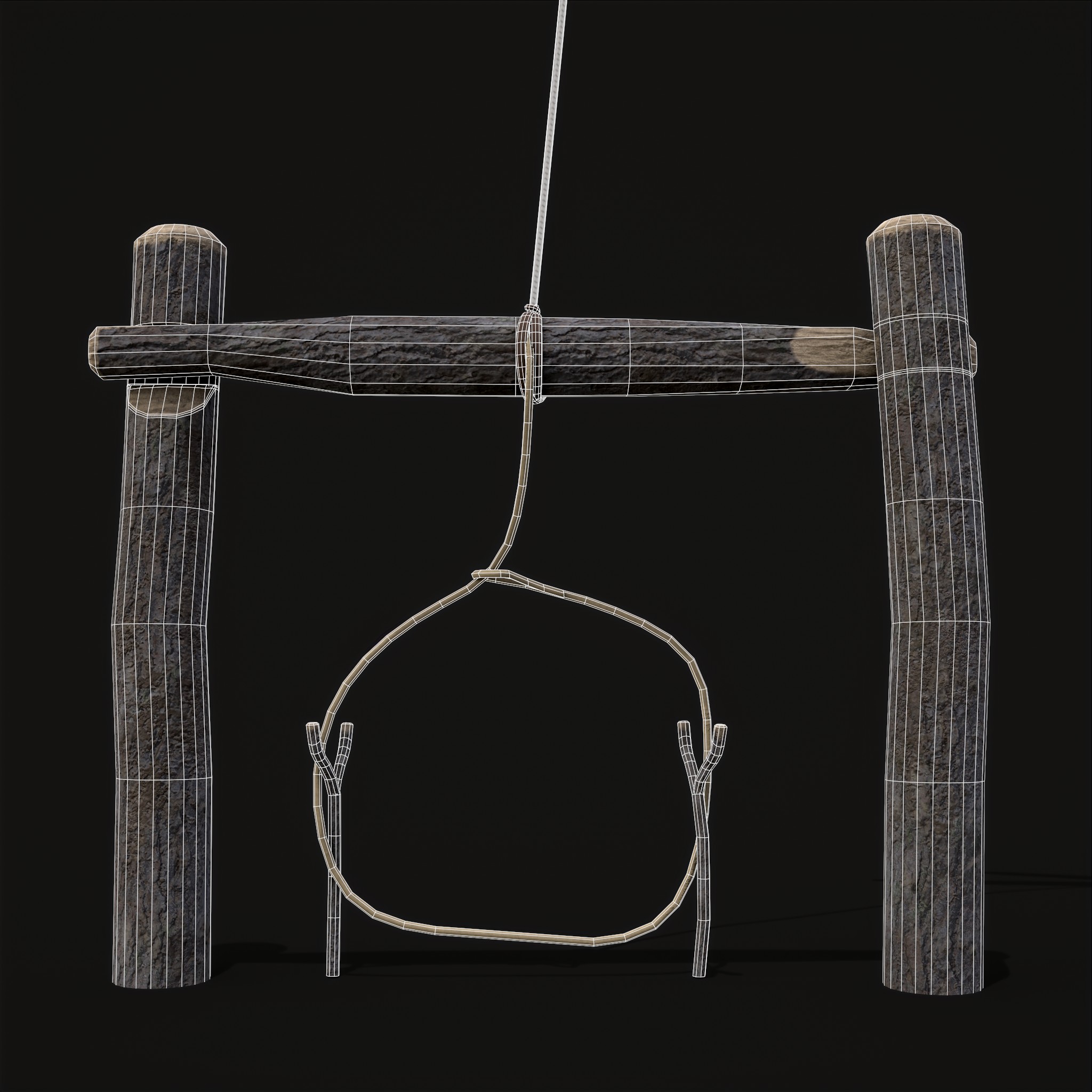 Primitive Rabbit Spring Snare - 3D Model by Get Dead Entertainment