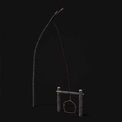 Primitive Rabbit Spring Snare - 3D Model by Get Dead Entertainment