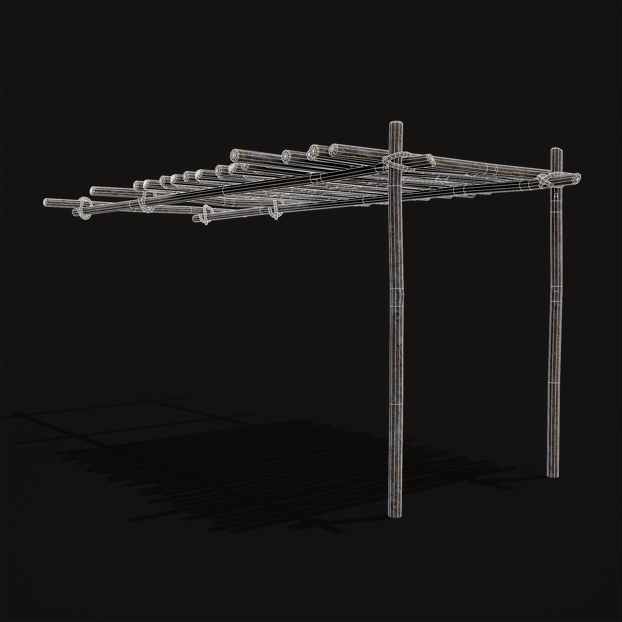 Primitive Tree Tied Fish Skinning Table - 3D Model by Get Dead ...