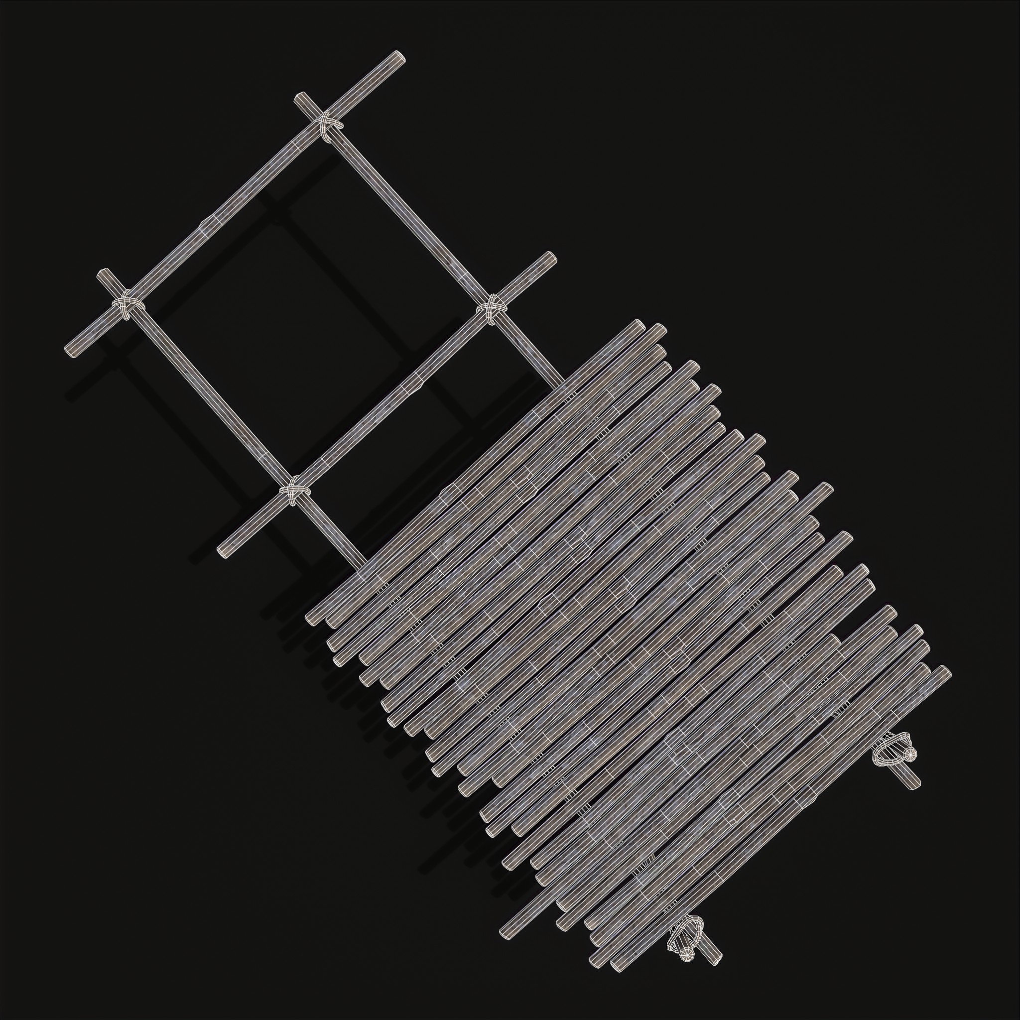 Primitive Tree Tied Fish Skinning Table - 3D Model by Get Dead ...