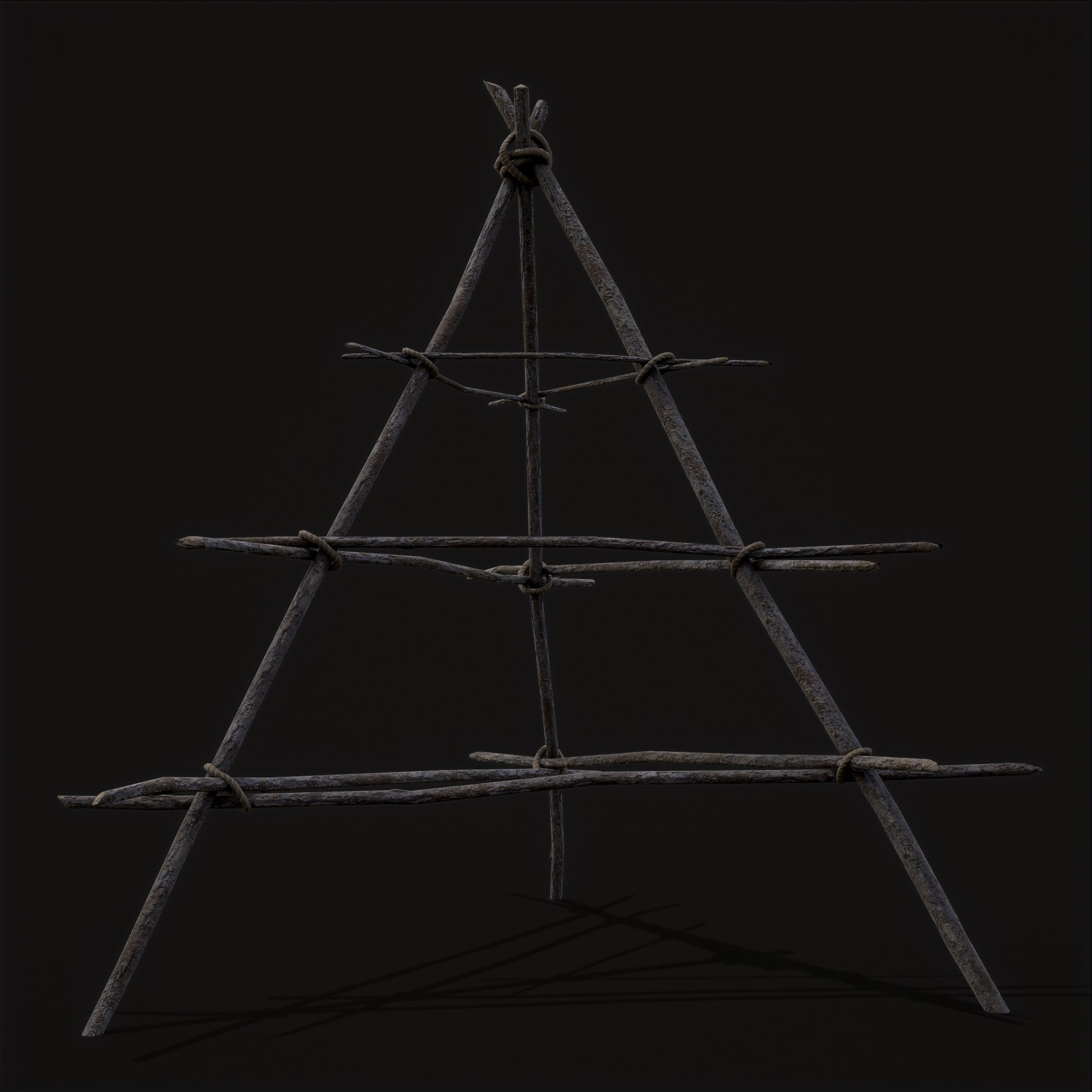 Primitive Tripod Meat Smoker - 3D Model by Get Dead Entertainment