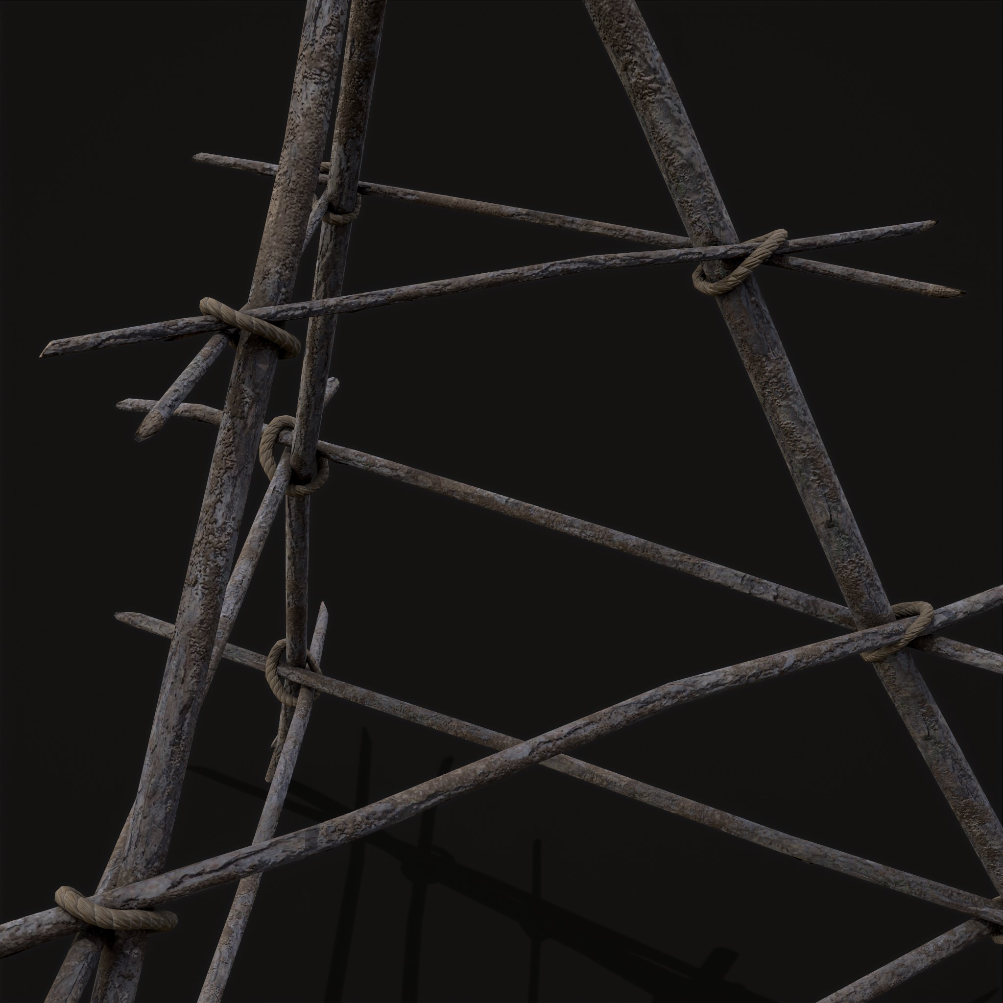 Primitive Tripod Meat Smoker - 3D Model by Get Dead Entertainment