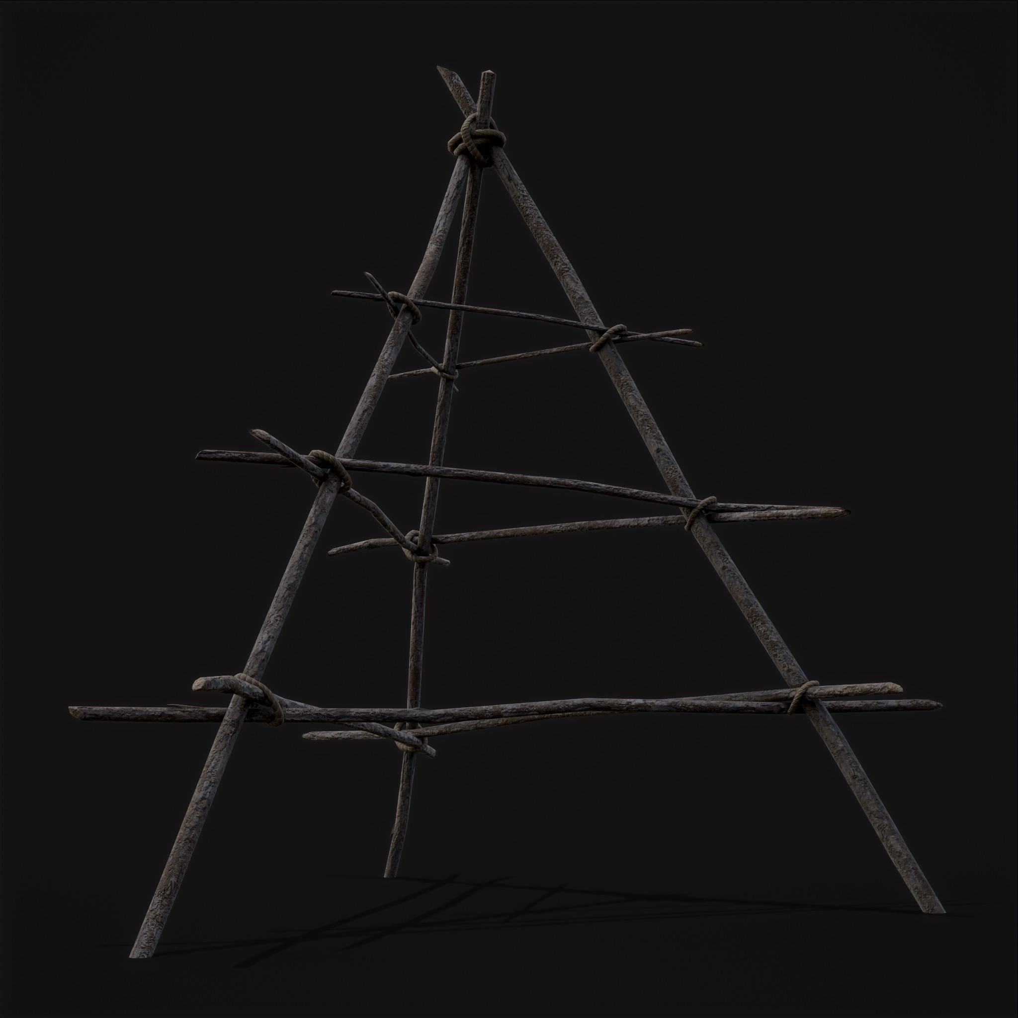 Primitive Tripod Meat Smoker - 3D Model by Get Dead Entertainment