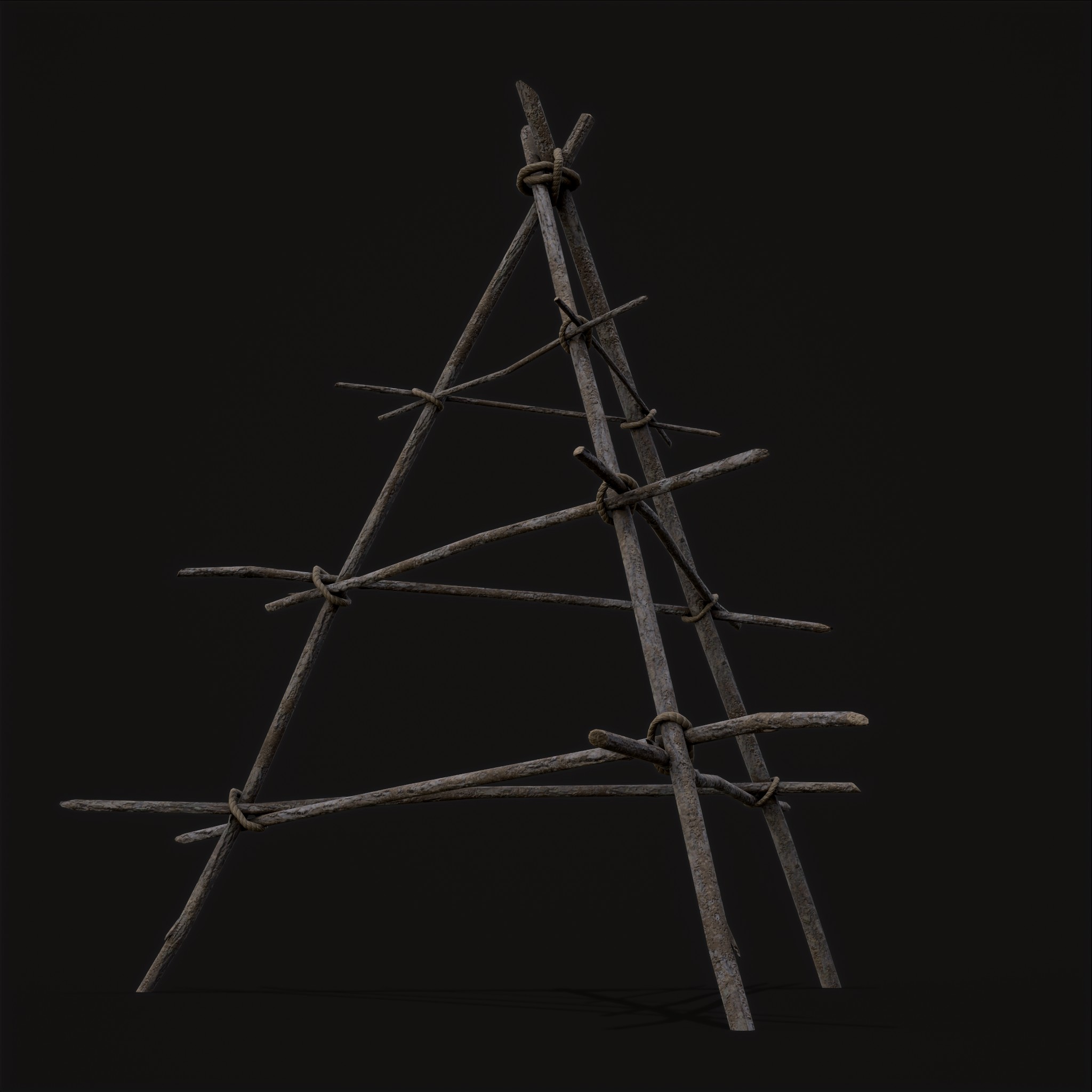 Primitive Tripod Meat Smoker - 3D Model by Get Dead Entertainment