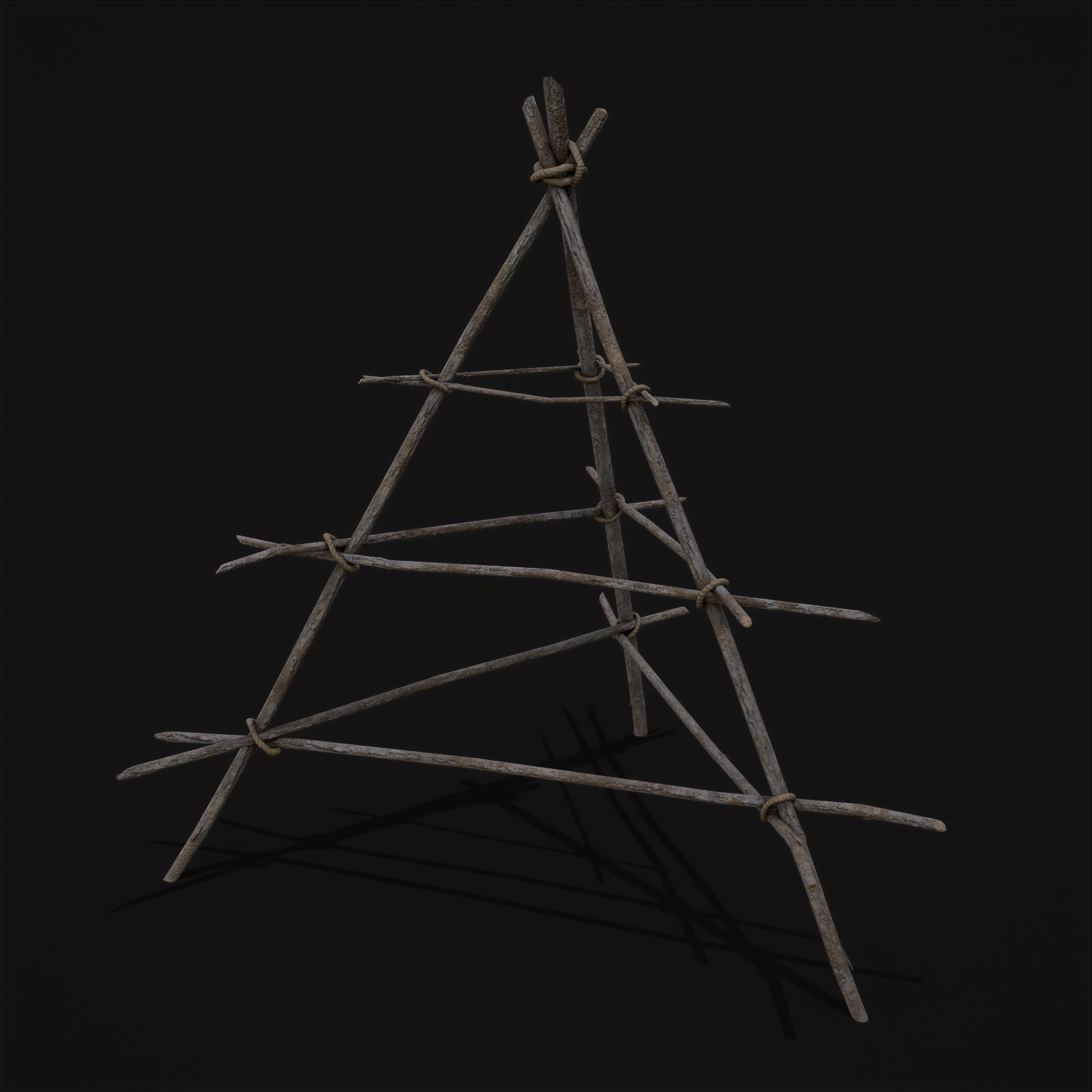 Primitive Tripod Meat Smoker - 3D Model by Get Dead Entertainment