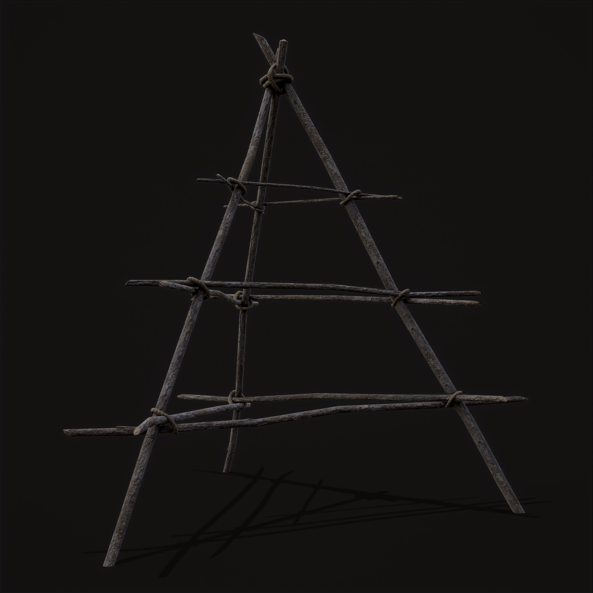 Primitive Tripod Meat Smoker - 3D Model by Get Dead Entertainment