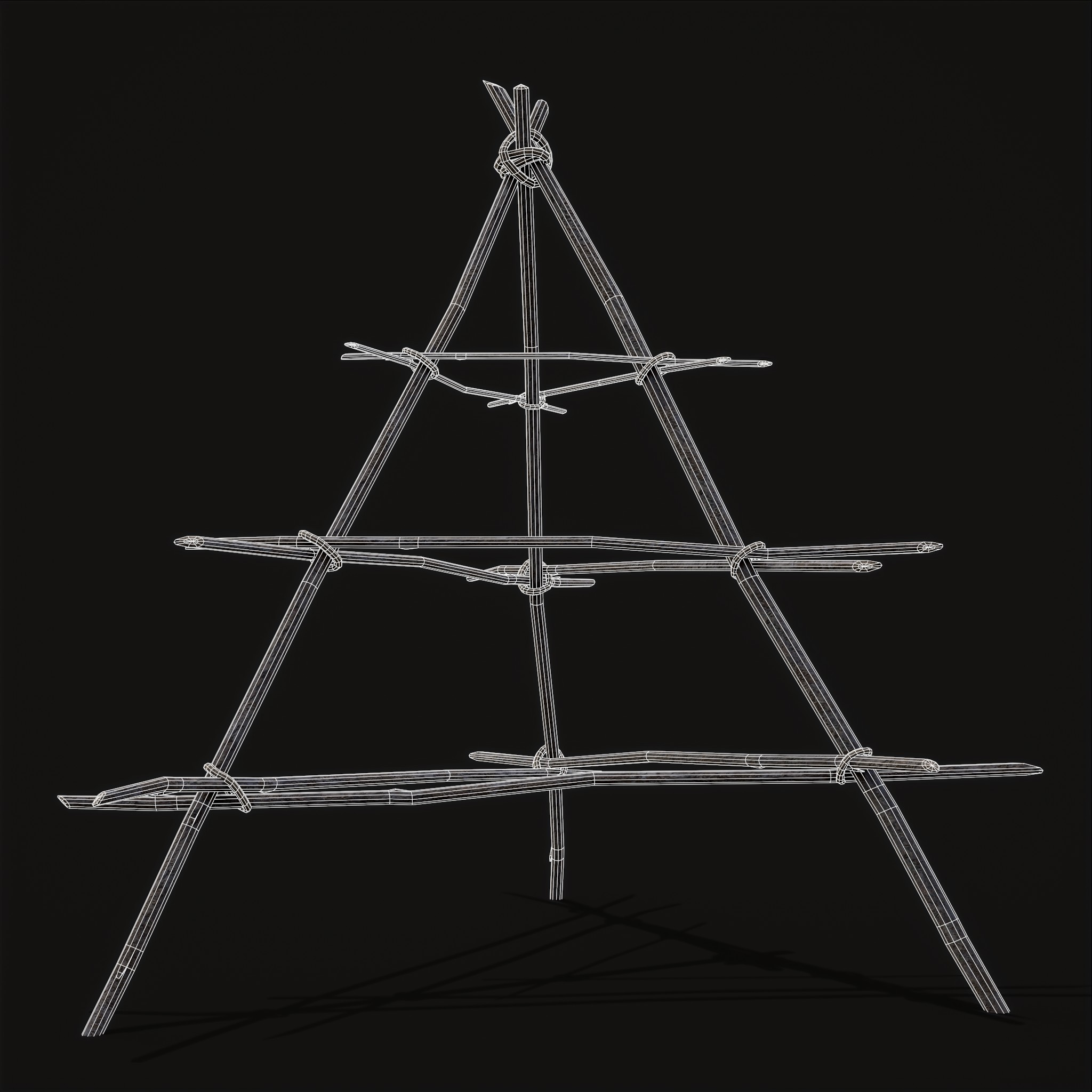 Primitive Tripod Meat Smoker - 3D Model by Get Dead Entertainment