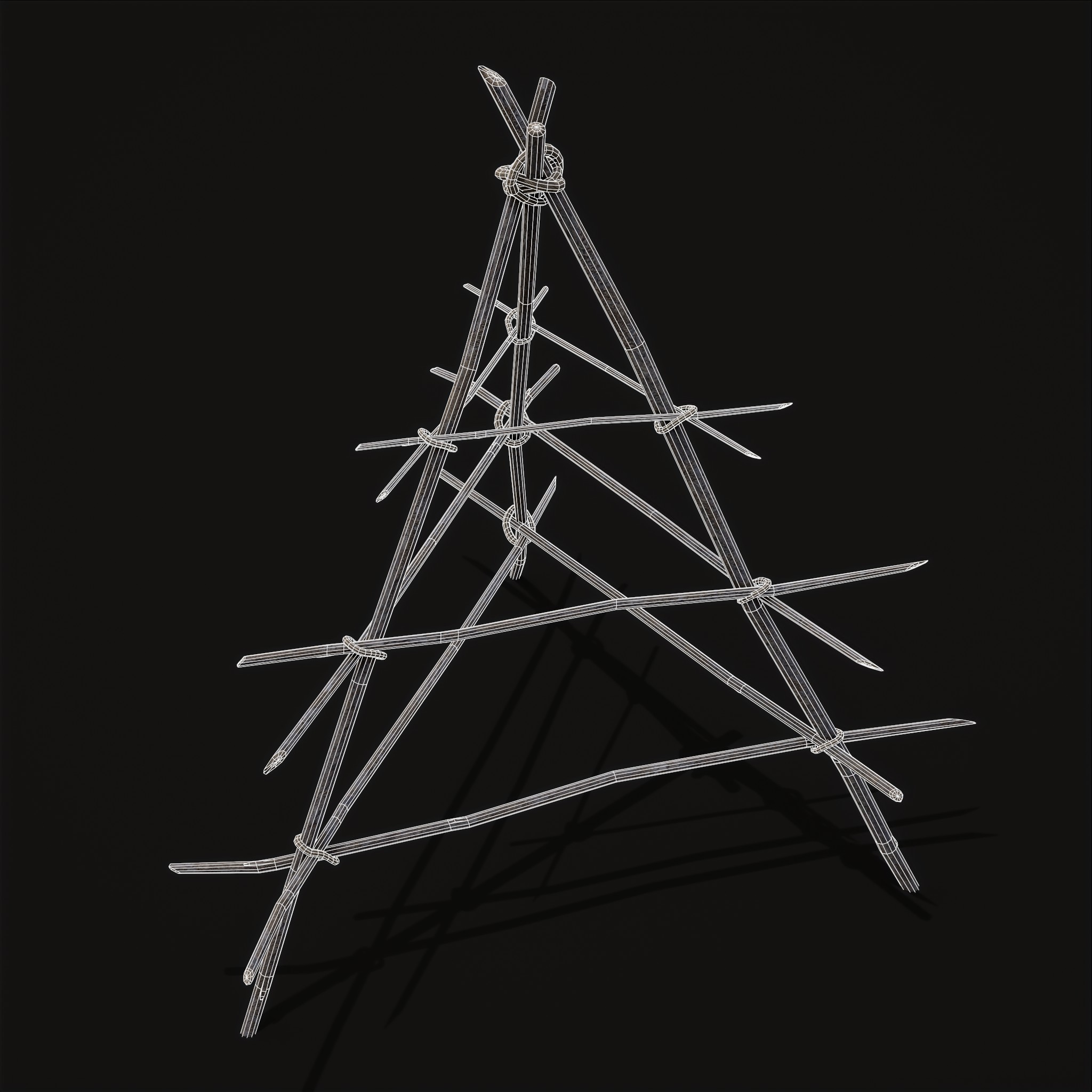 Primitive Tripod Meat Smoker - 3D Model by Get Dead Entertainment