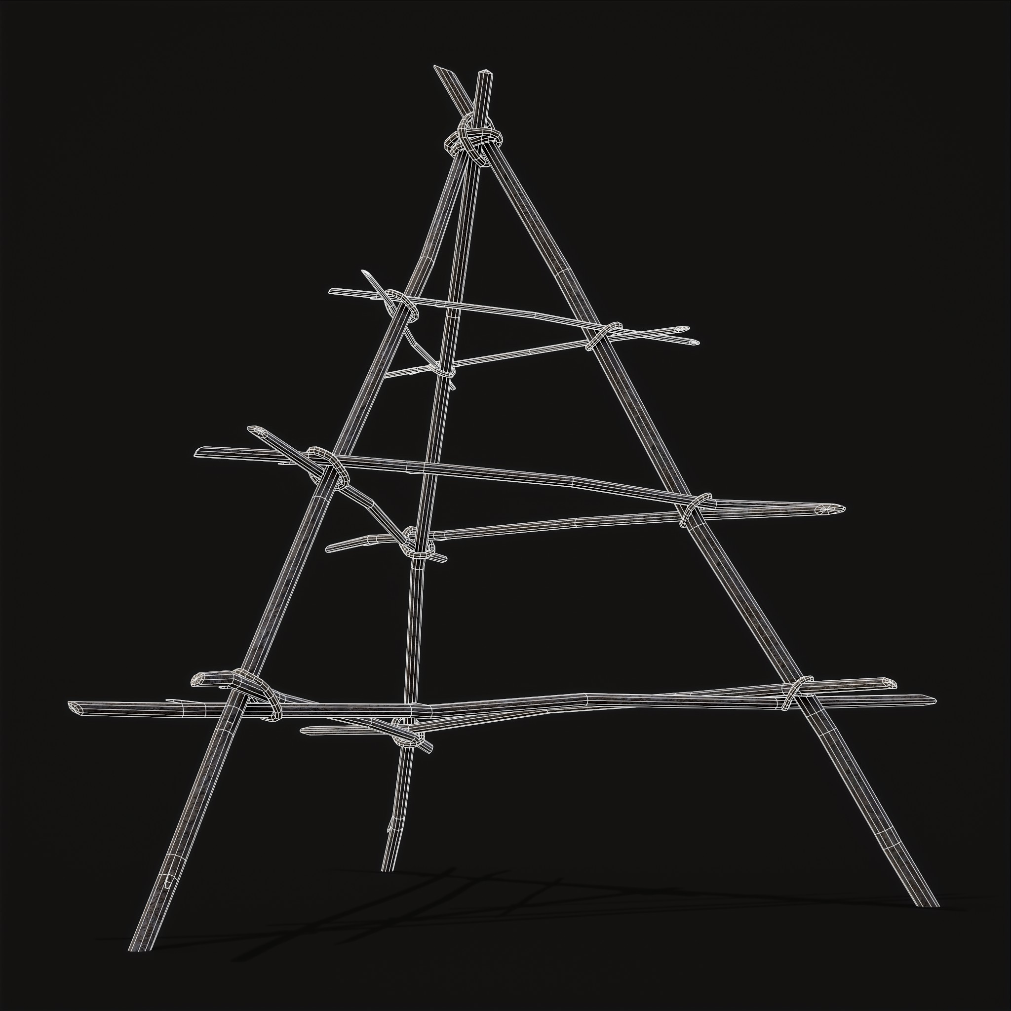 Primitive Tripod Meat Smoker - 3D Model by Get Dead Entertainment