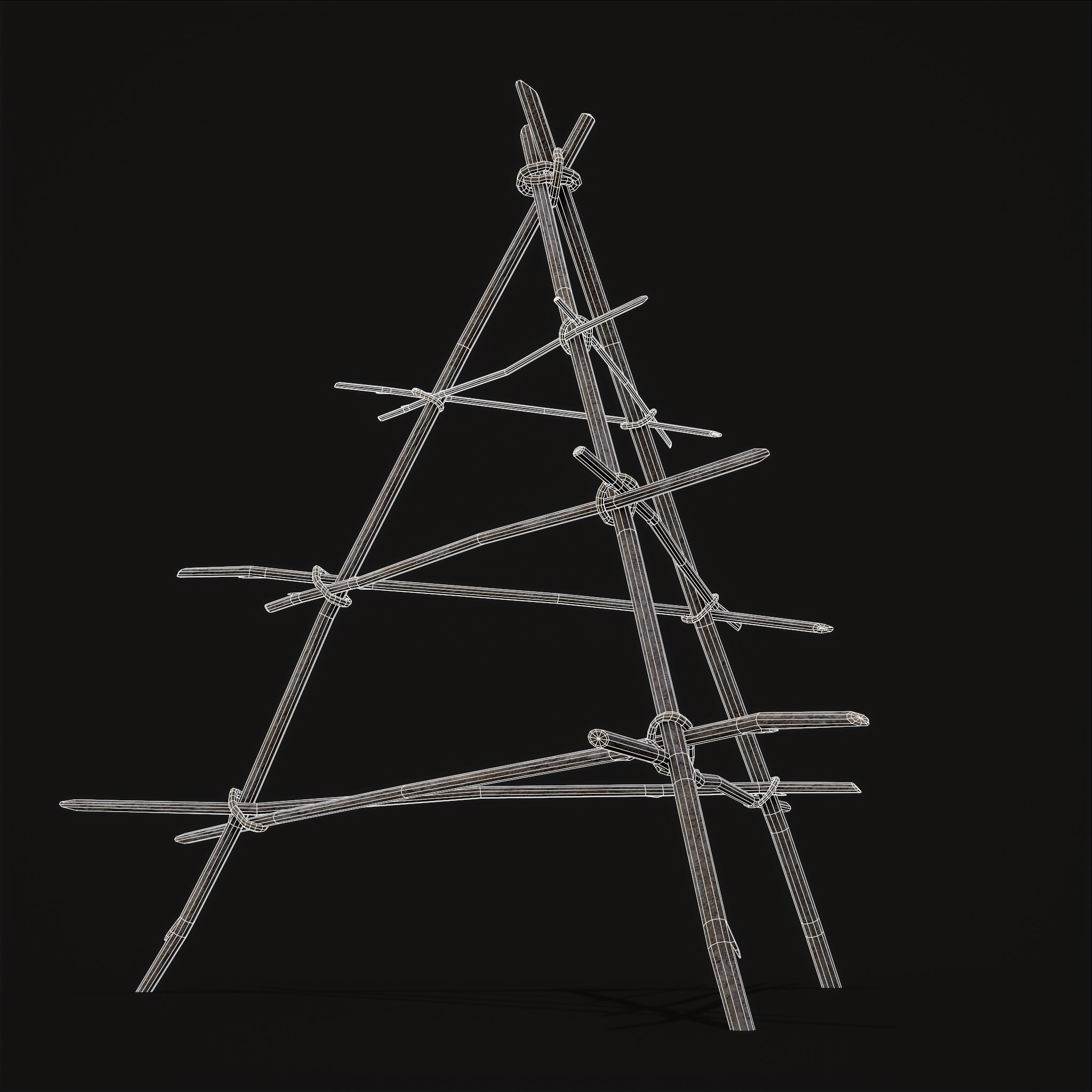 Primitive Tripod Meat Smoker - 3D Model by Get Dead Entertainment