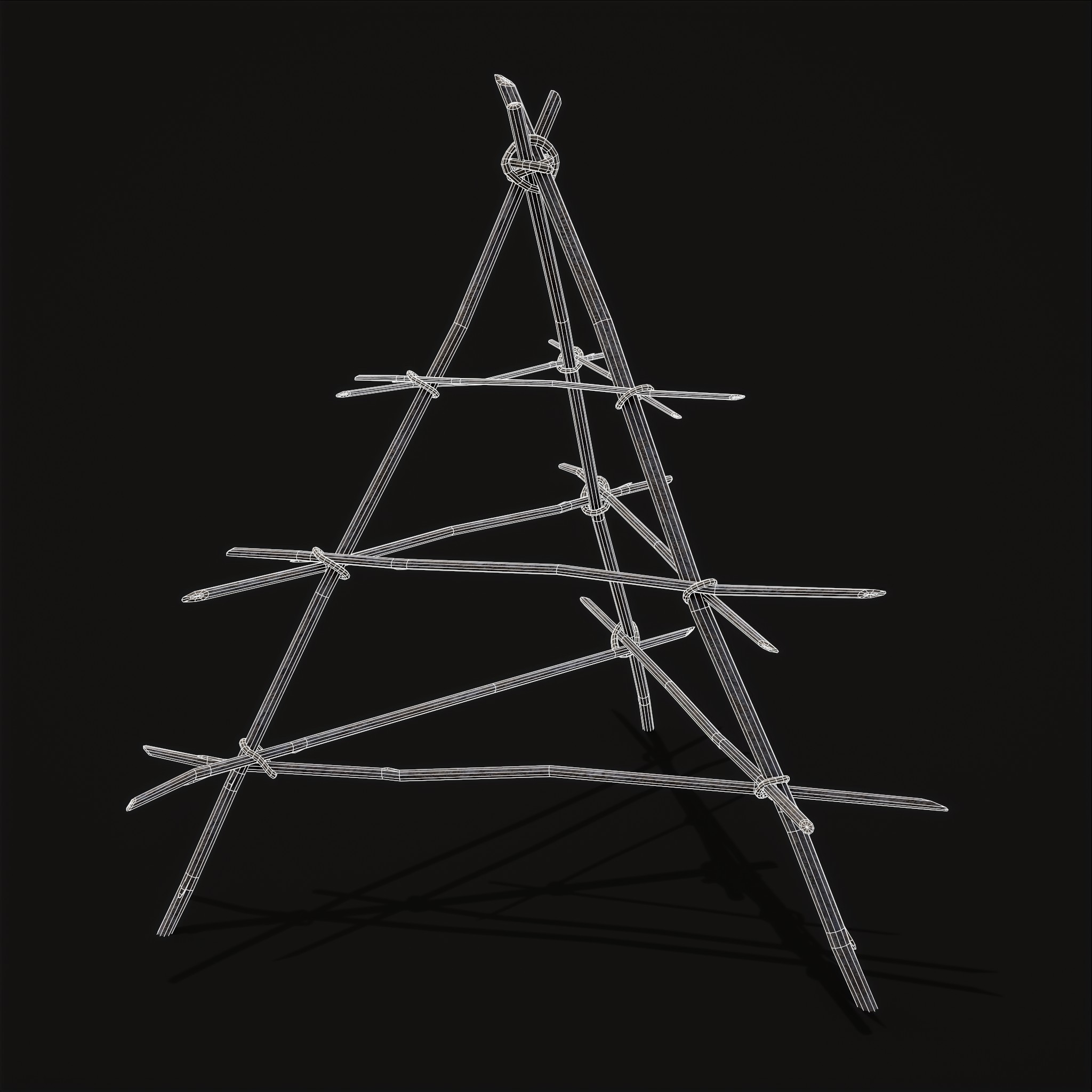 Primitive Tripod Meat Smoker - 3D Model by Get Dead Entertainment