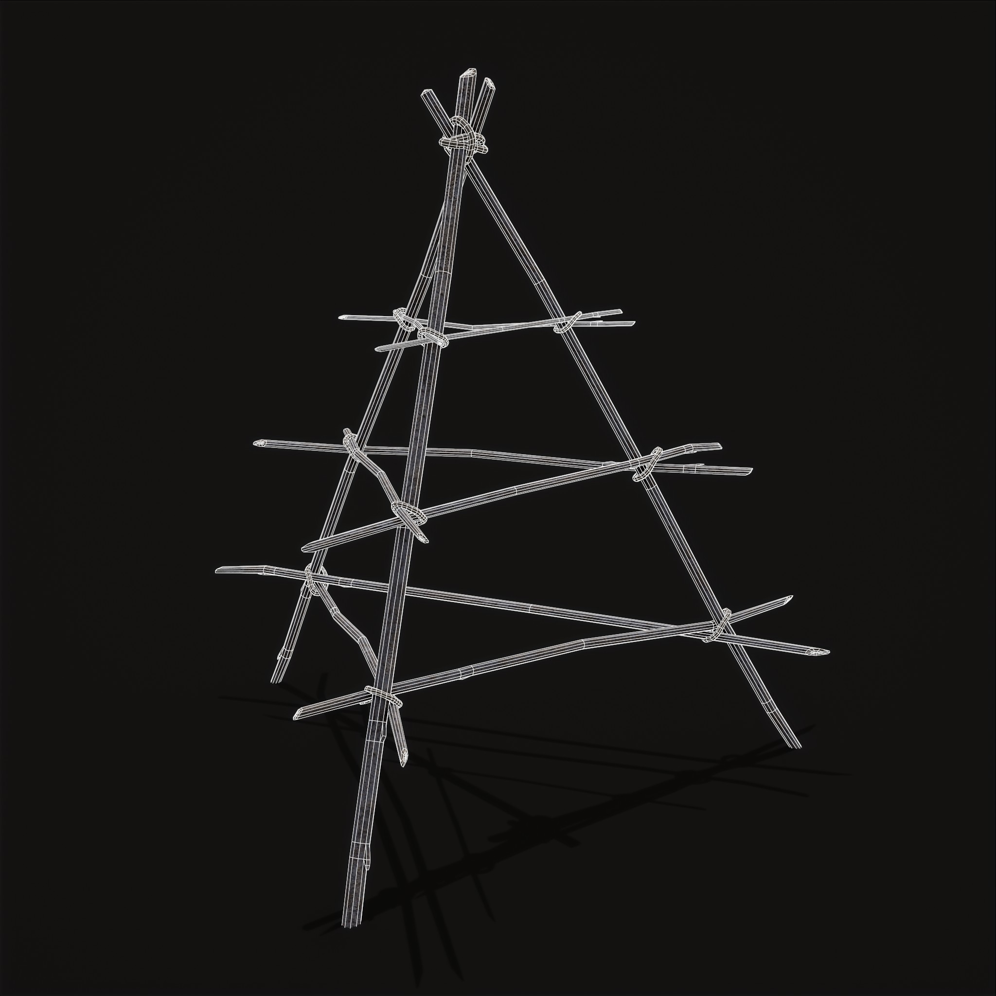 Primitive Tripod Meat Smoker - 3D Model by Get Dead Entertainment