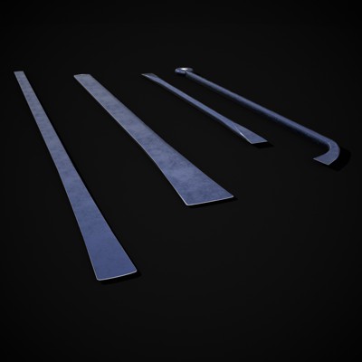 Pry Bars - 3D Model by Get Dead Entertainment