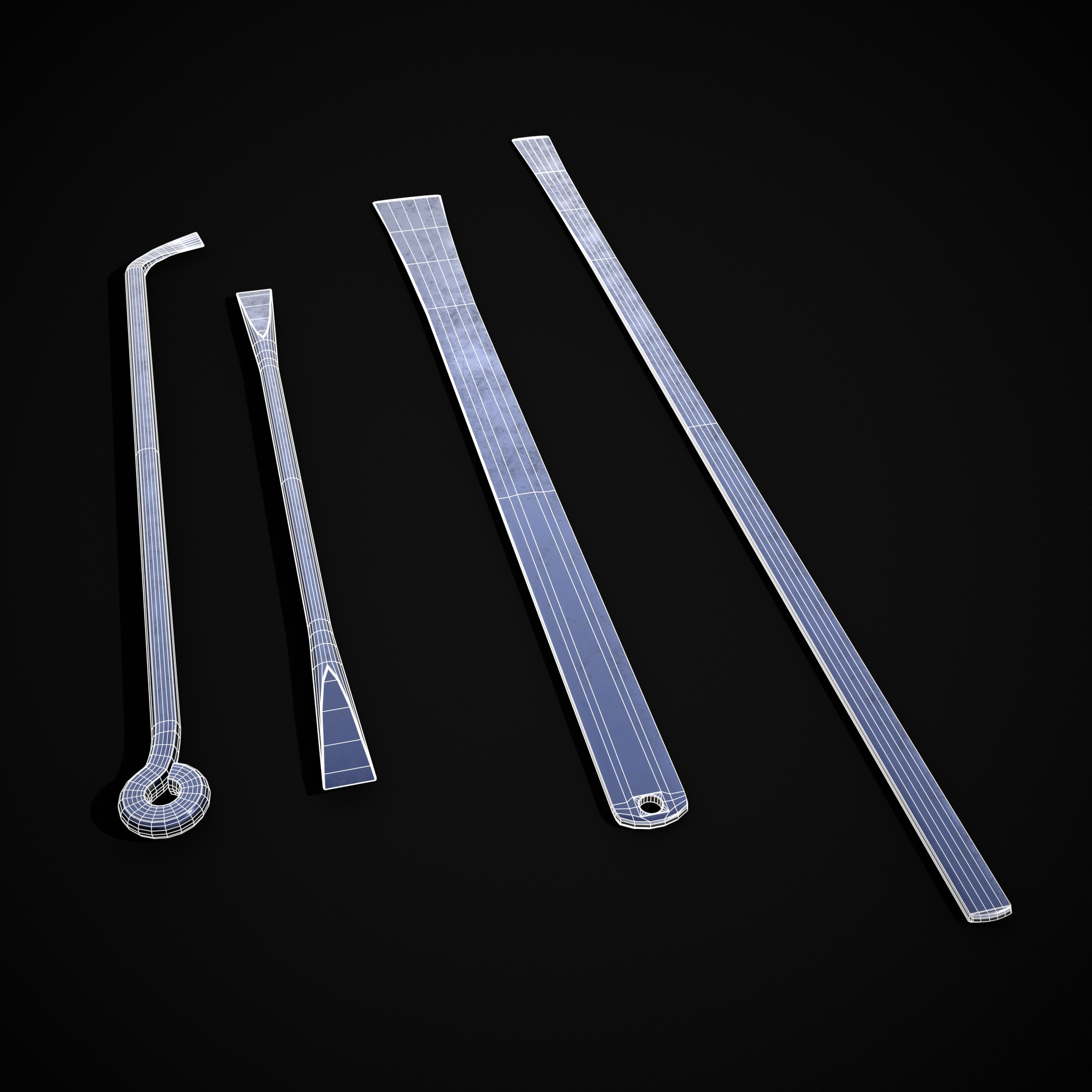 Pry Bars - 3D Model by Get Dead Entertainment