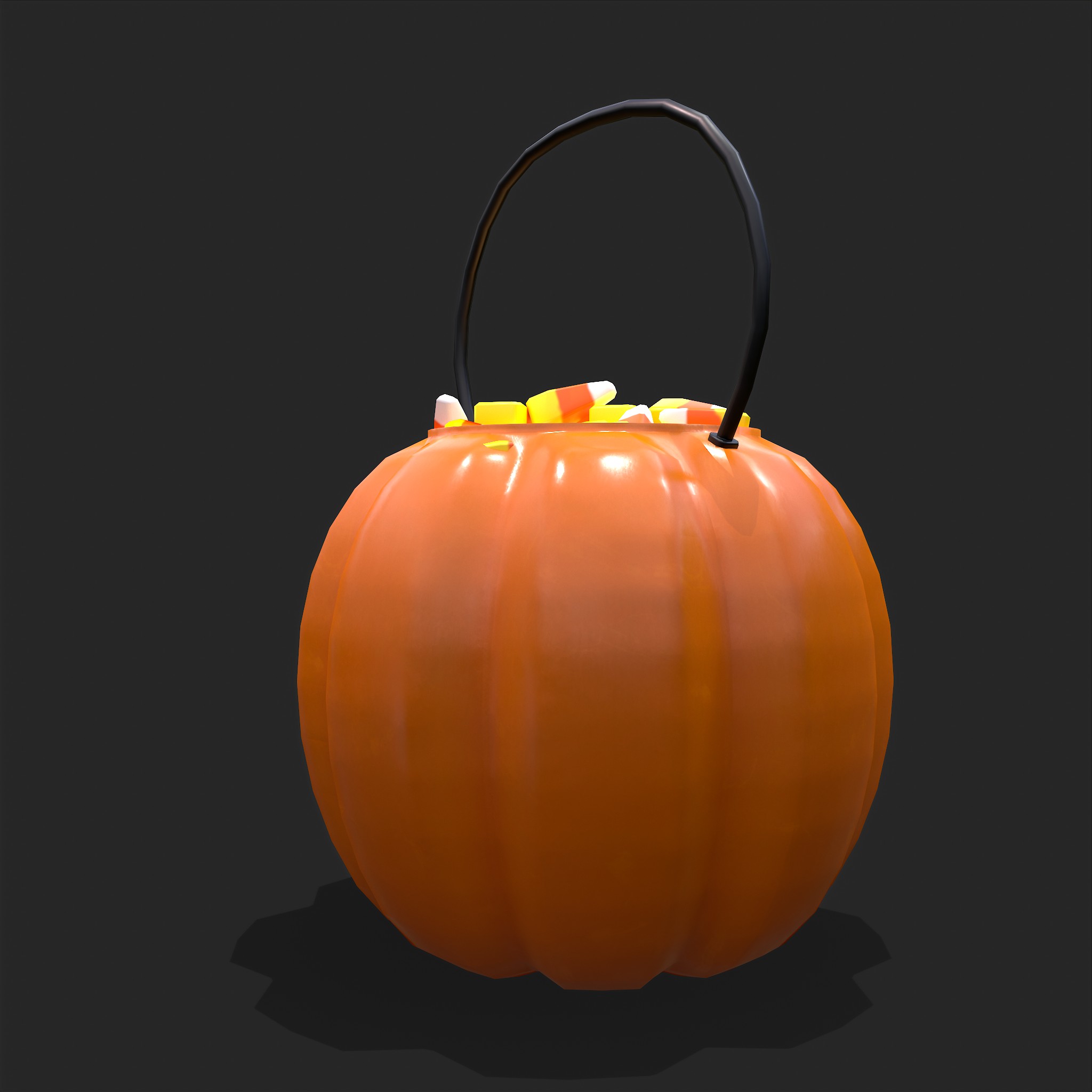 Pumpkin Candy Pail - 3D Model by Get Dead Entertainment