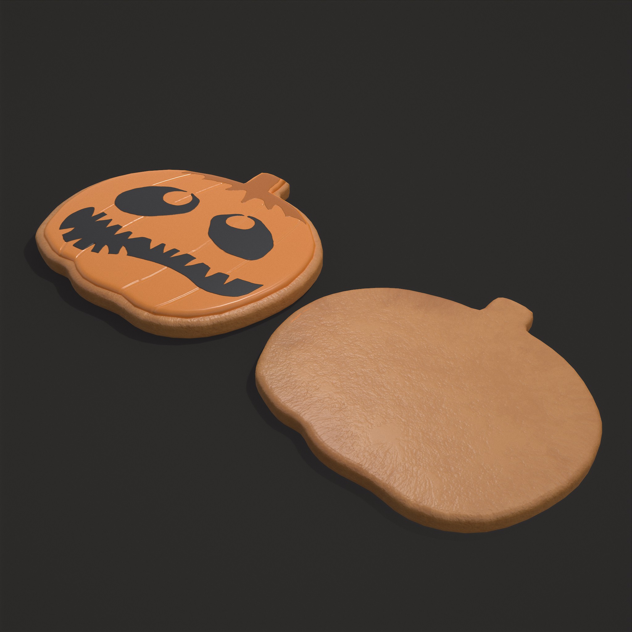 Pumpkin Cookie Teeth Face - 3D Model by Get Dead Entertainment