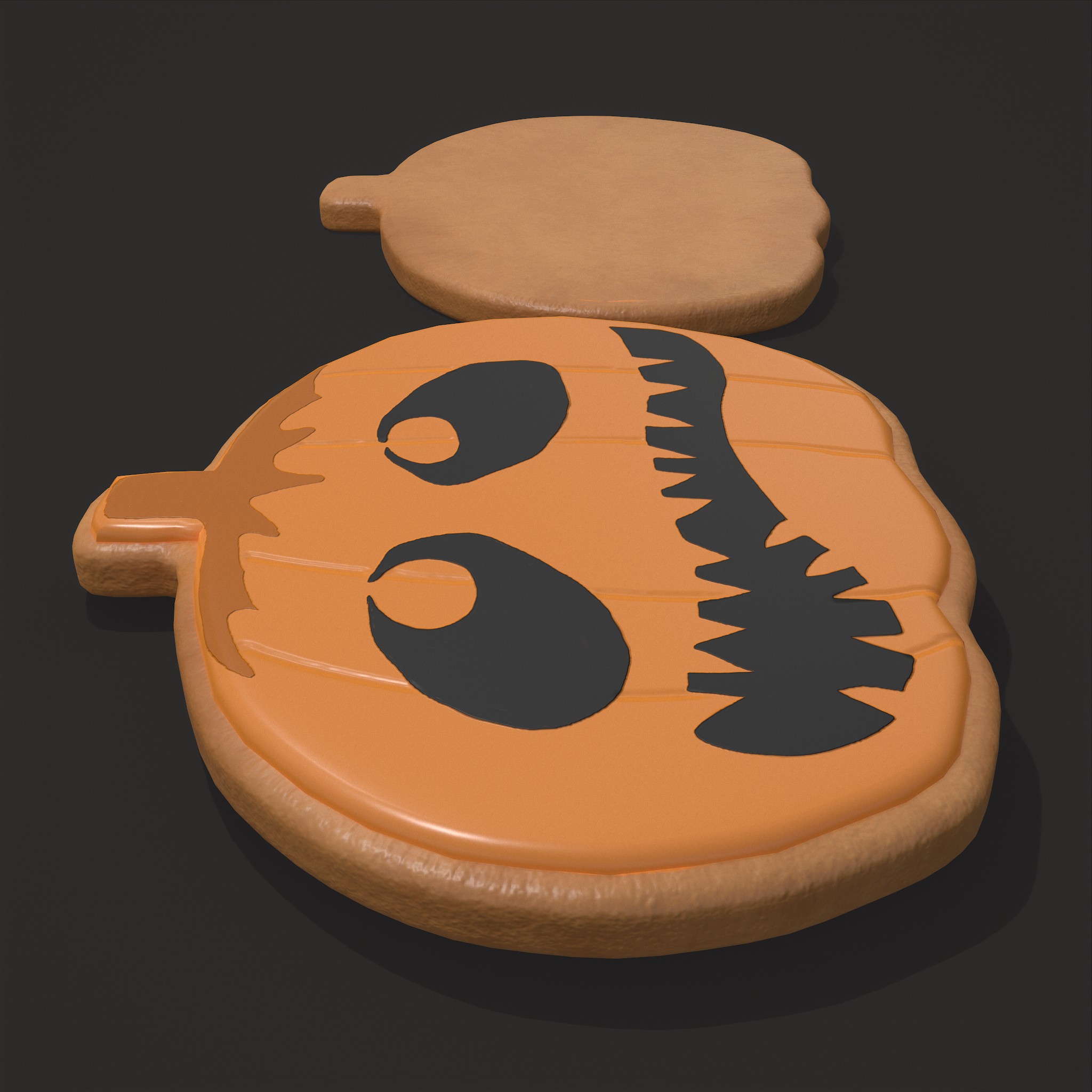 Pumpkin Cookie Teeth Face - 3D Model by Get Dead Entertainment
