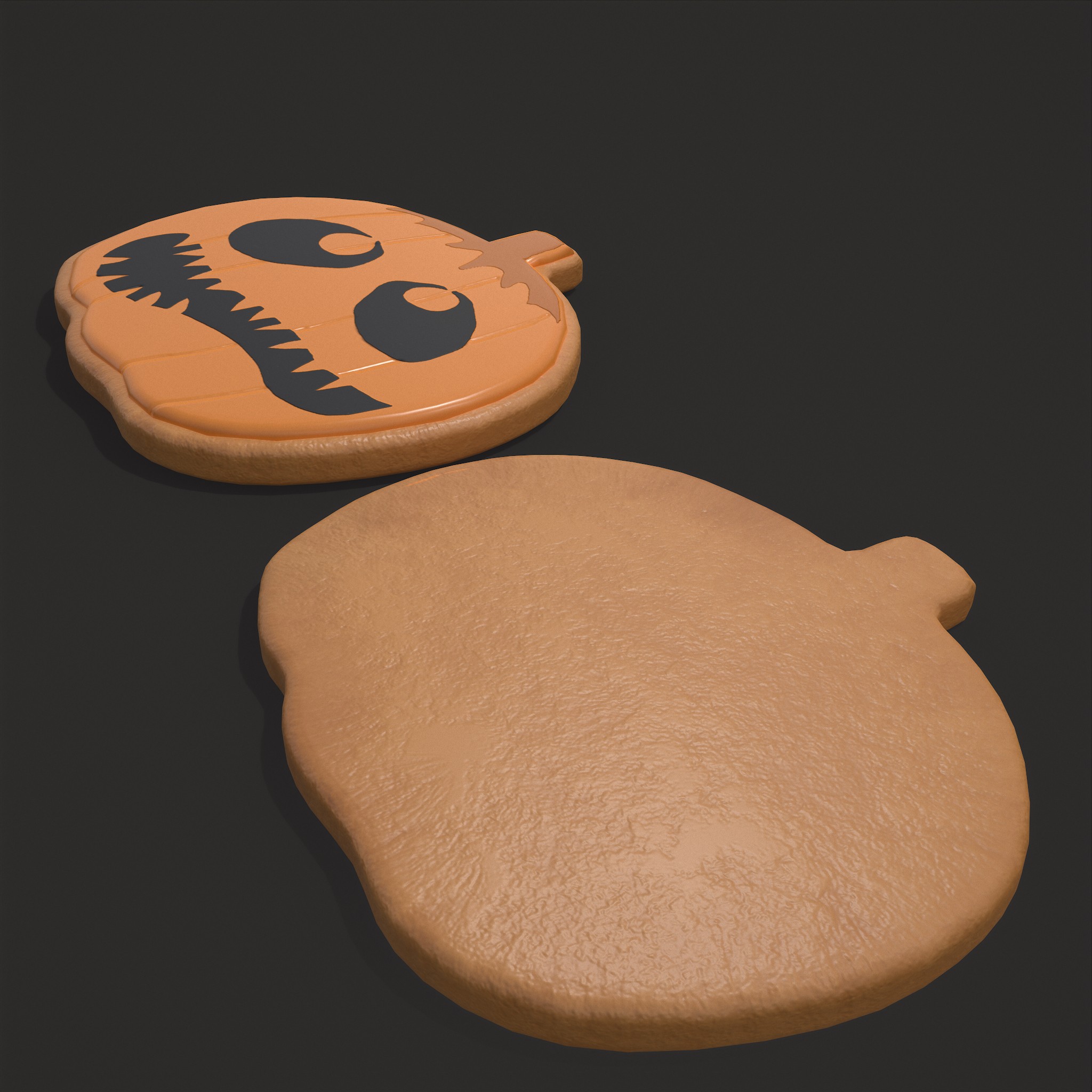 Pumpkin Cookie Teeth Face - 3D Model by Get Dead Entertainment