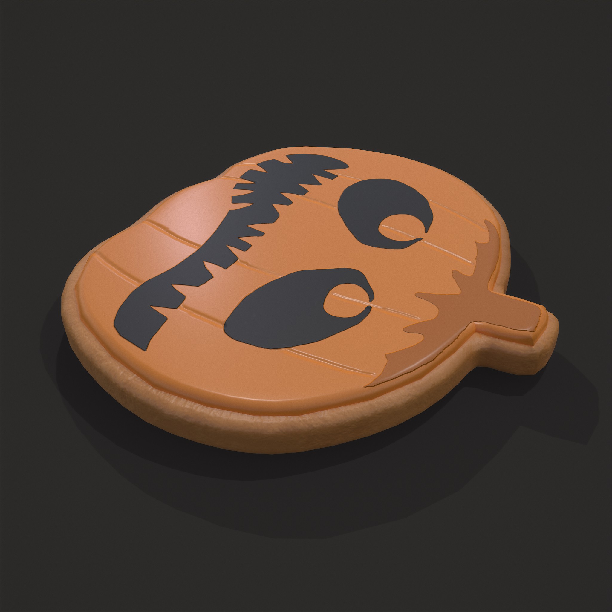 Pumpkin Cookie Teeth Face - 3D Model by Get Dead Entertainment