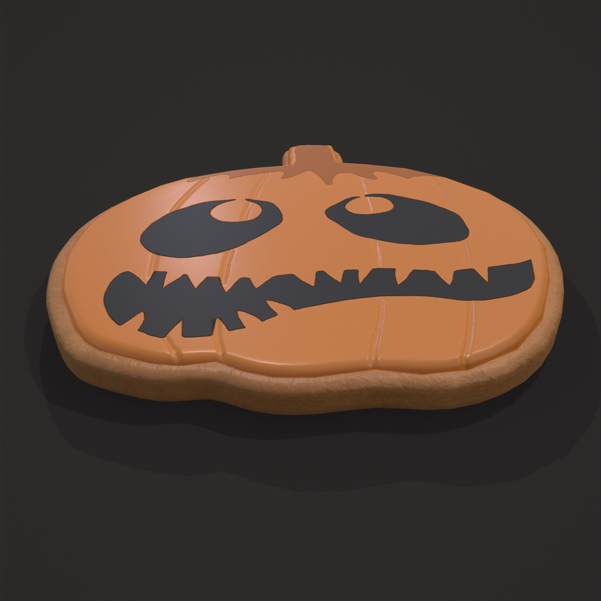 Pumpkin Cookie Teeth Face - 3D Model by Get Dead Entertainment