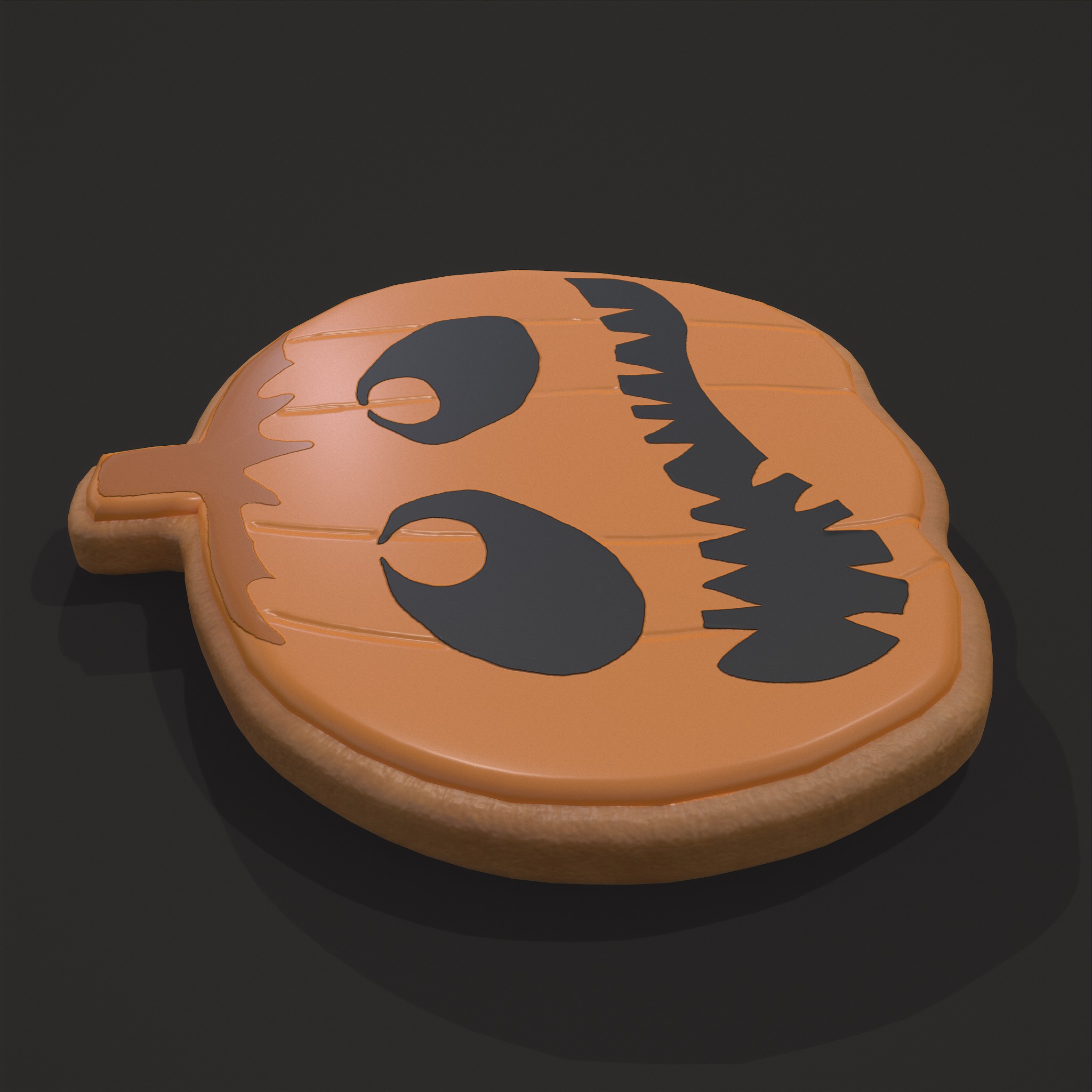 Pumpkin Cookie Teeth Face - 3D Model by Get Dead Entertainment