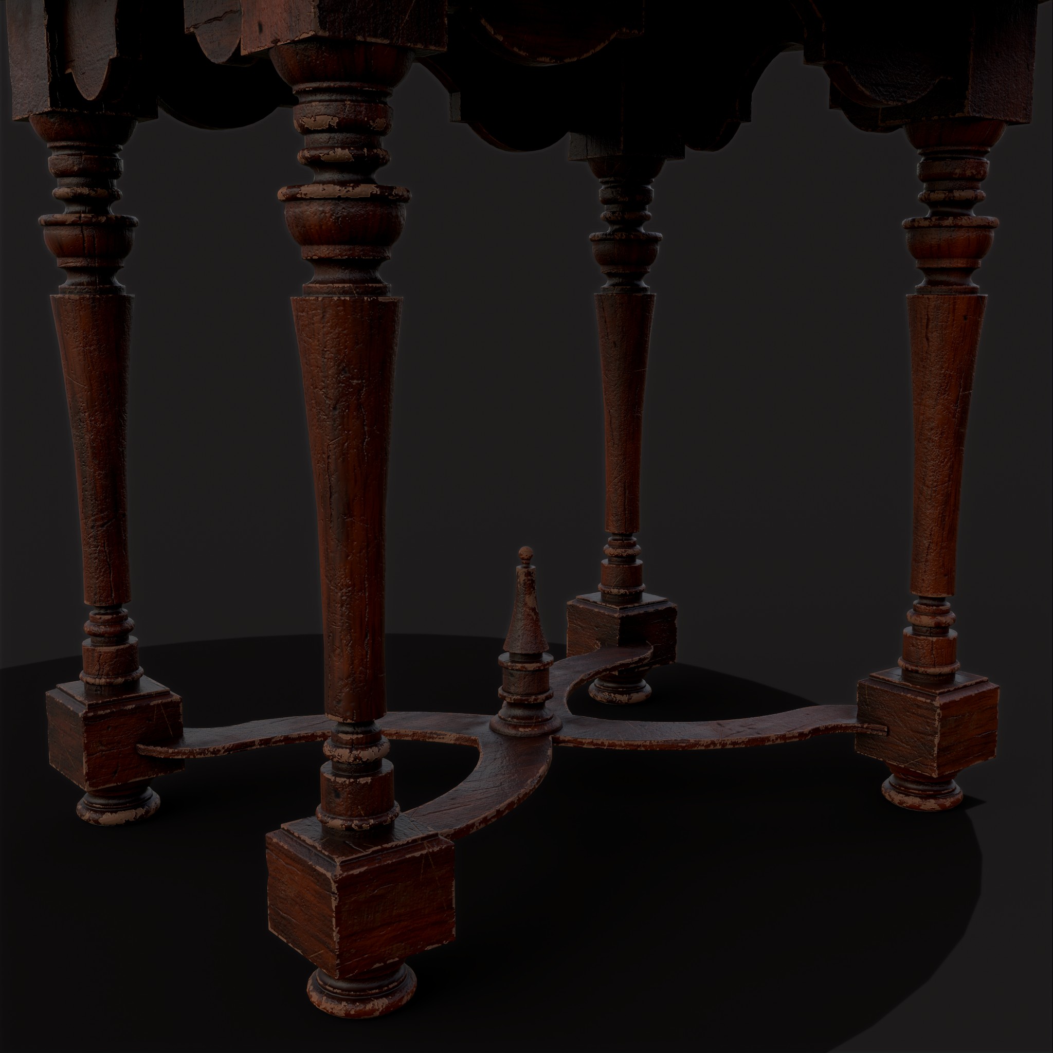 Quality Medieval Elegant Round Table - 3D Model by Get Dead Entertainment