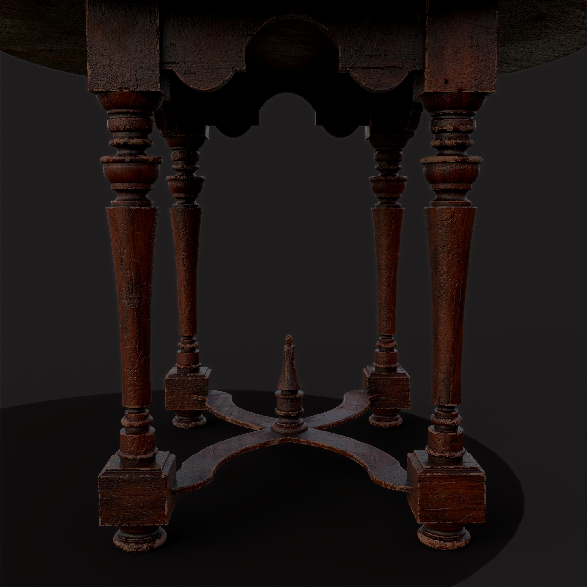 Quality Medieval Elegant Round Table - 3D Model by Get Dead Entertainment