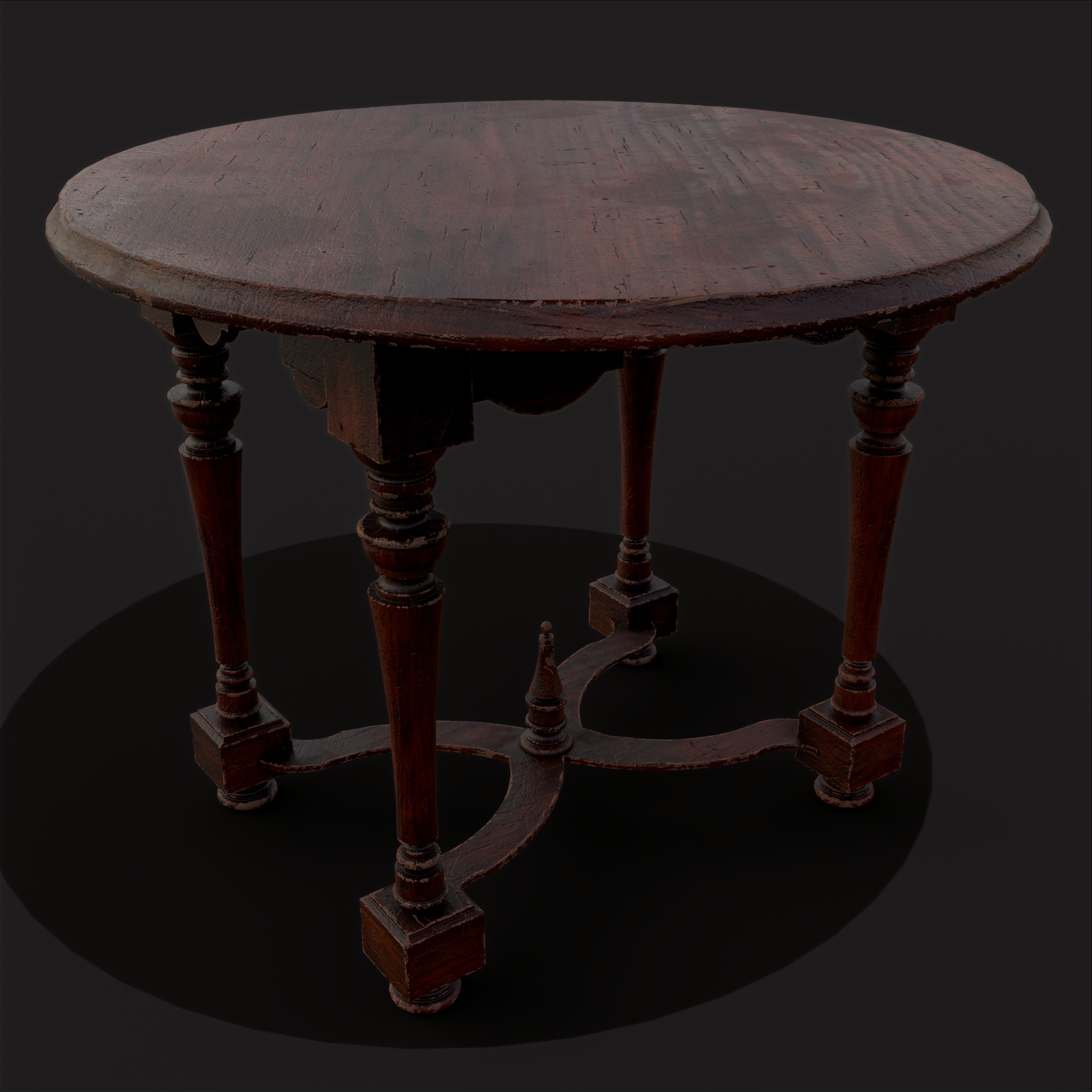 Quality Medieval Elegant Round Table - 3D Model by Get Dead Entertainment