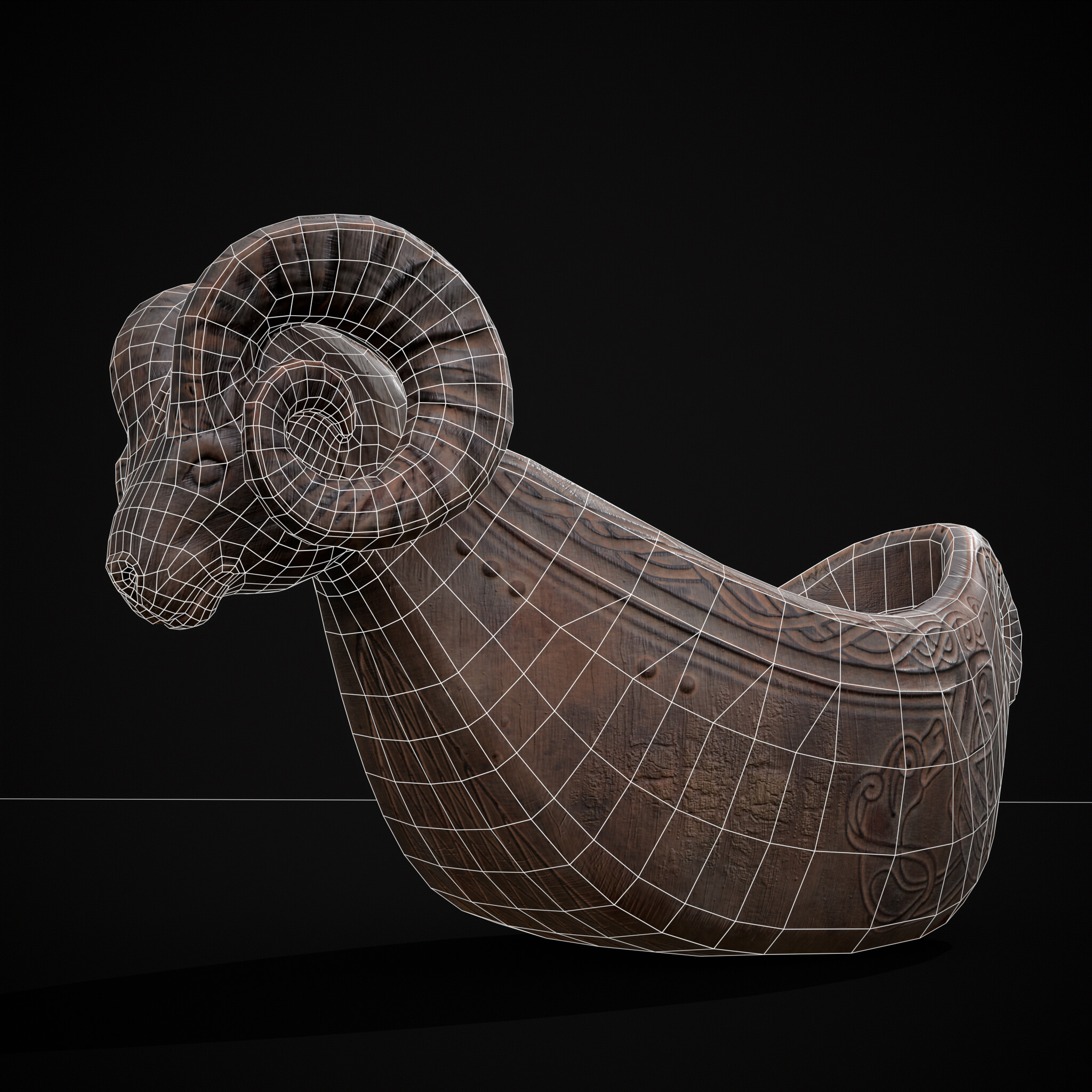 Ram Drinking Vessel - 3D Model by Get Dead Entertainment