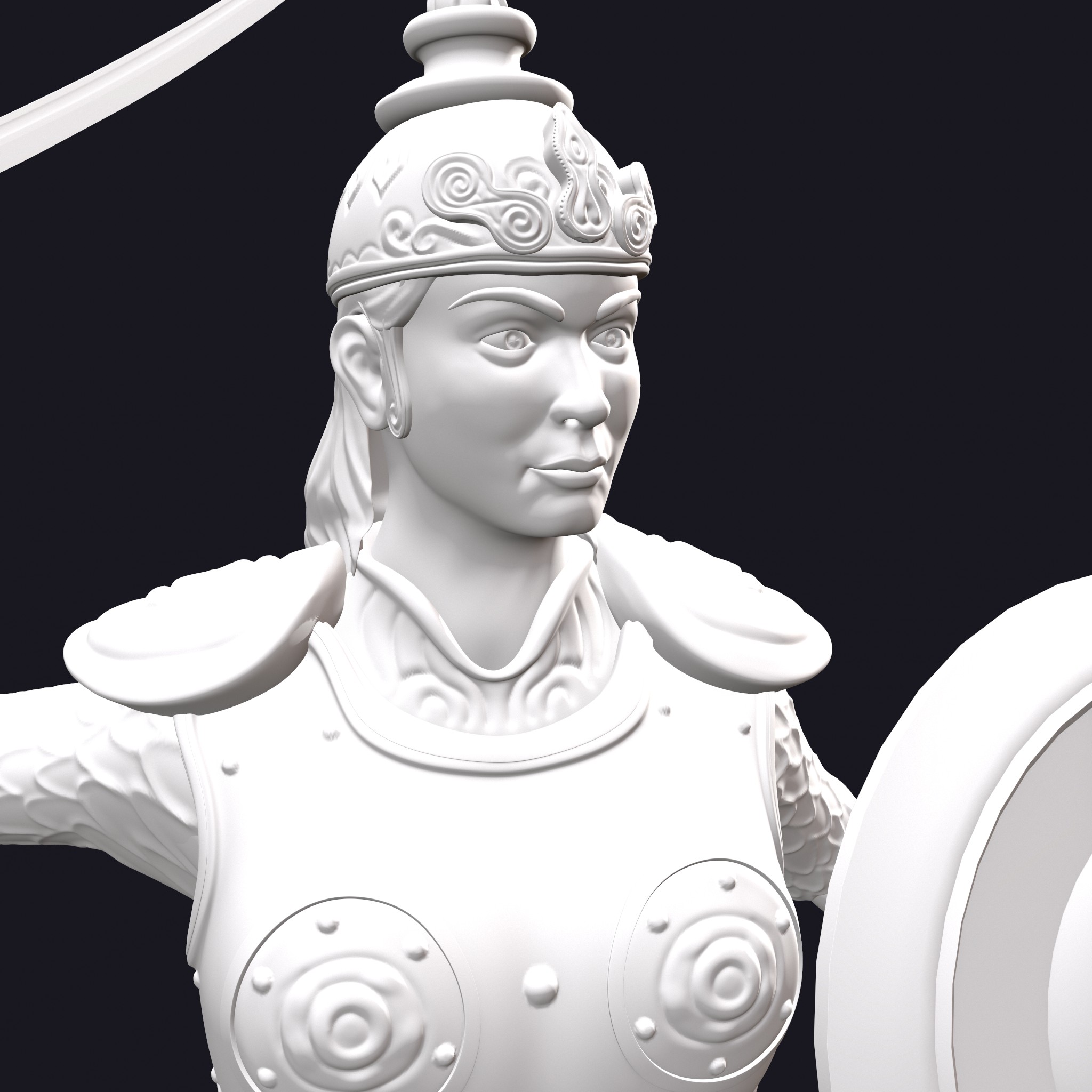 Rani Durgavati Sculpture - 3D Model by Get Dead Entertainment
