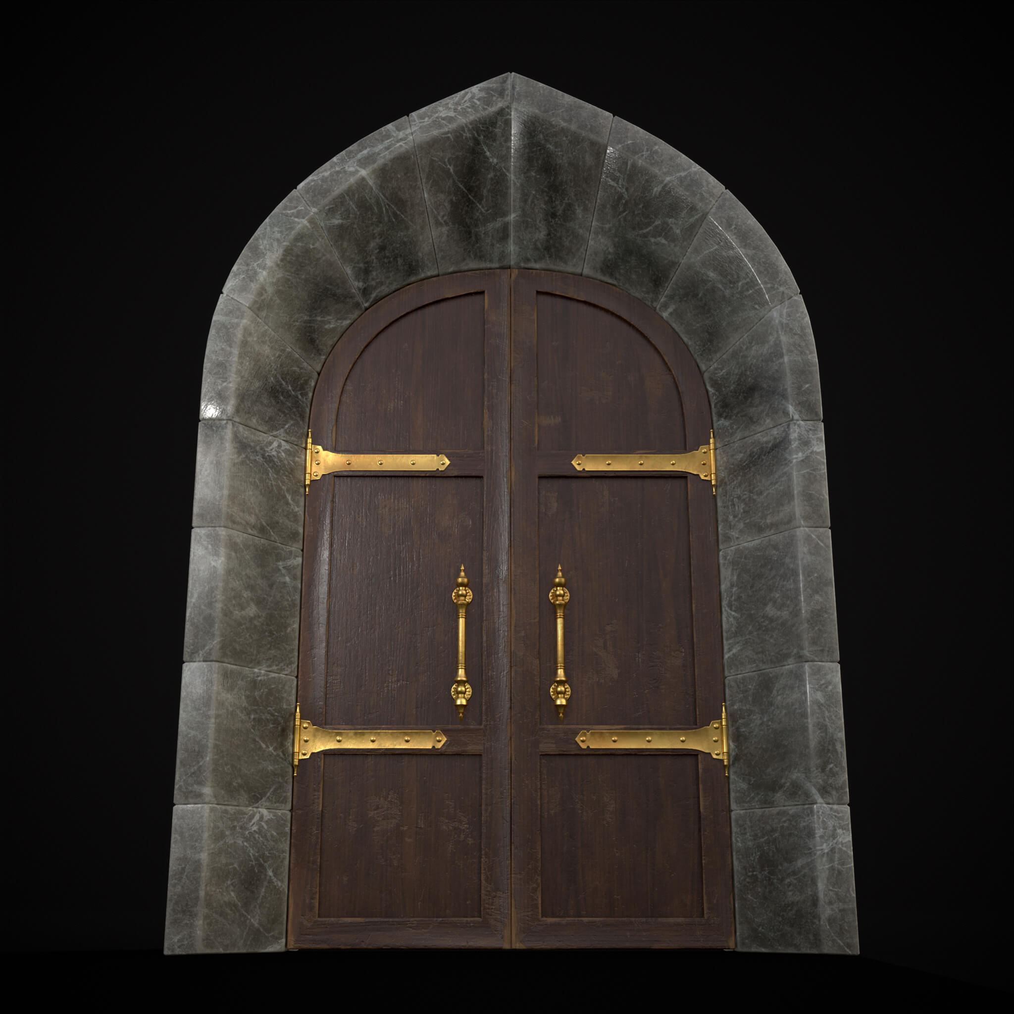 Regal Castle Door - 3D Model by Get Dead Entertainment