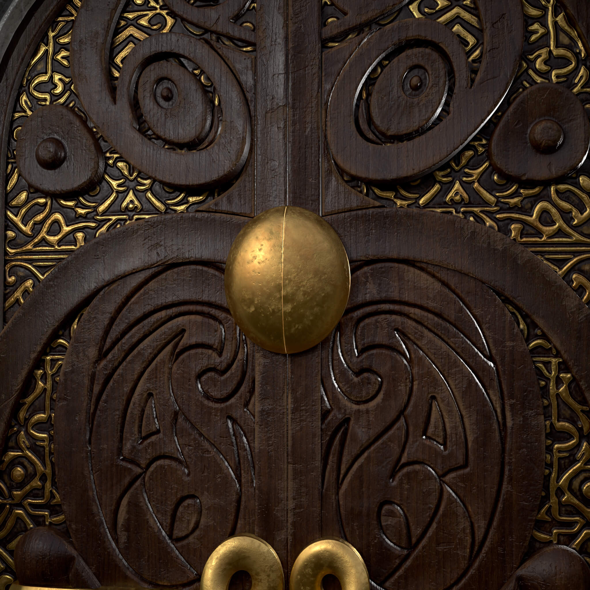 Regal Castle Door - 3D Model by Get Dead Entertainment