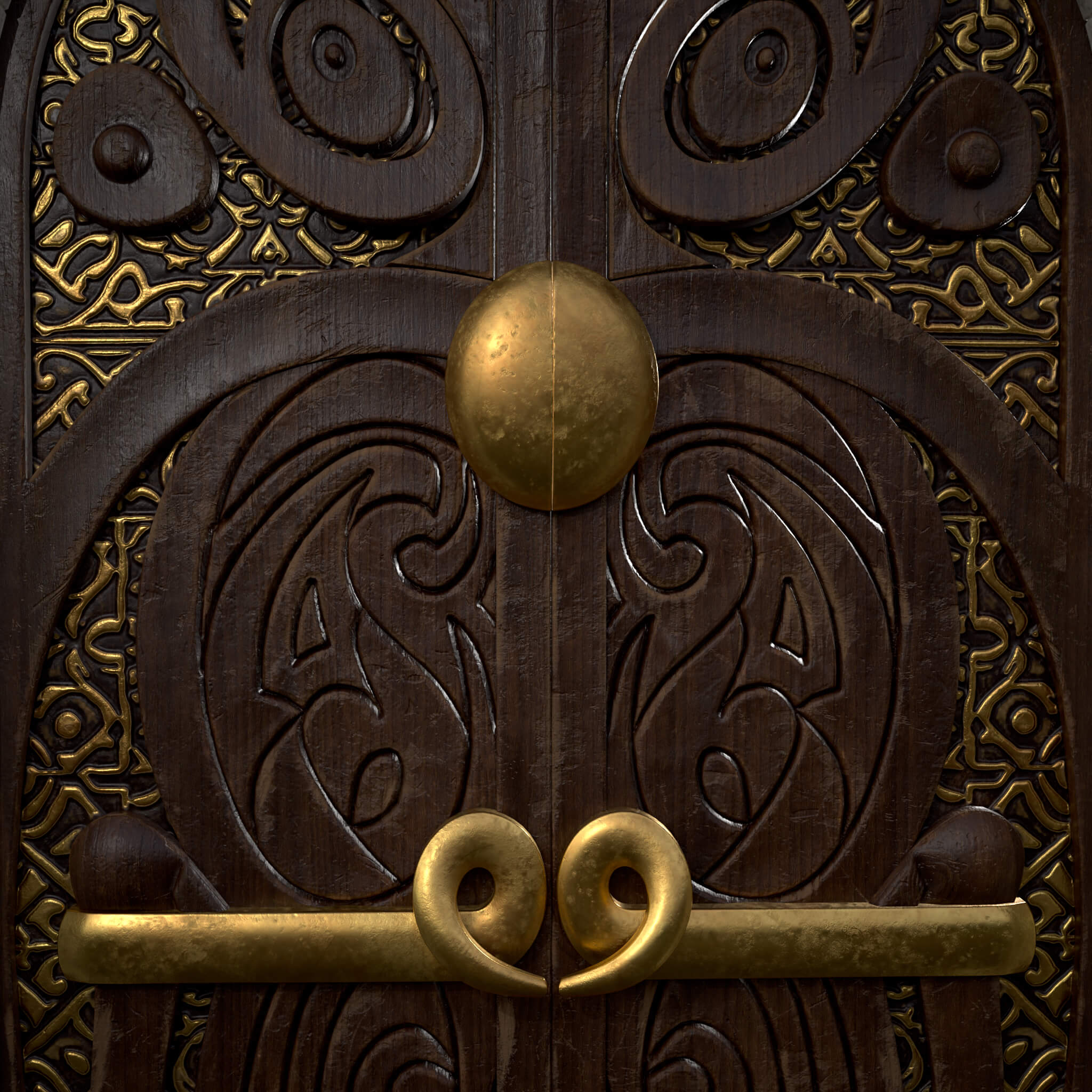 Regal Castle Door - 3D Model by Get Dead Entertainment