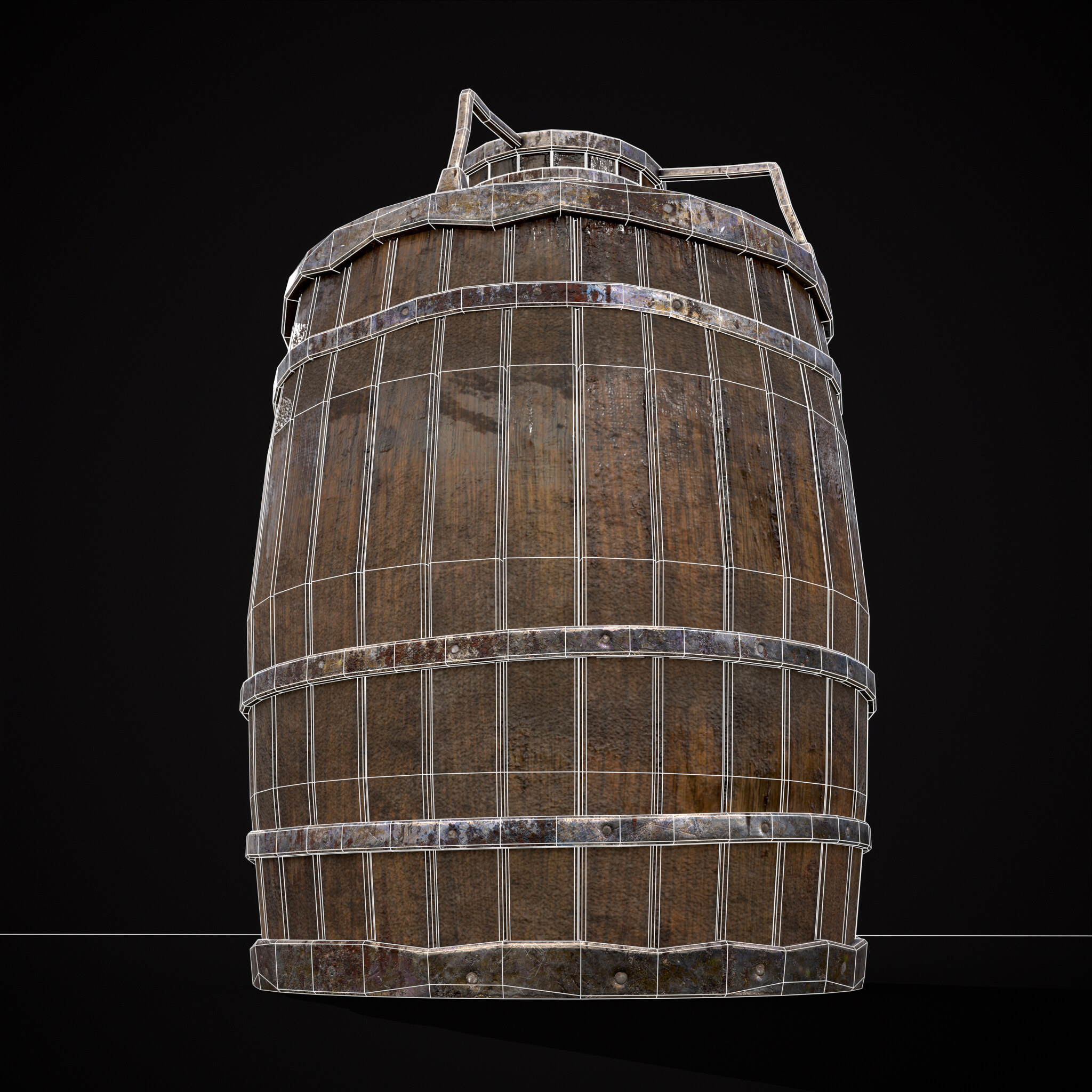Reinforced Keg - 3D Model by Get Dead Entertainment