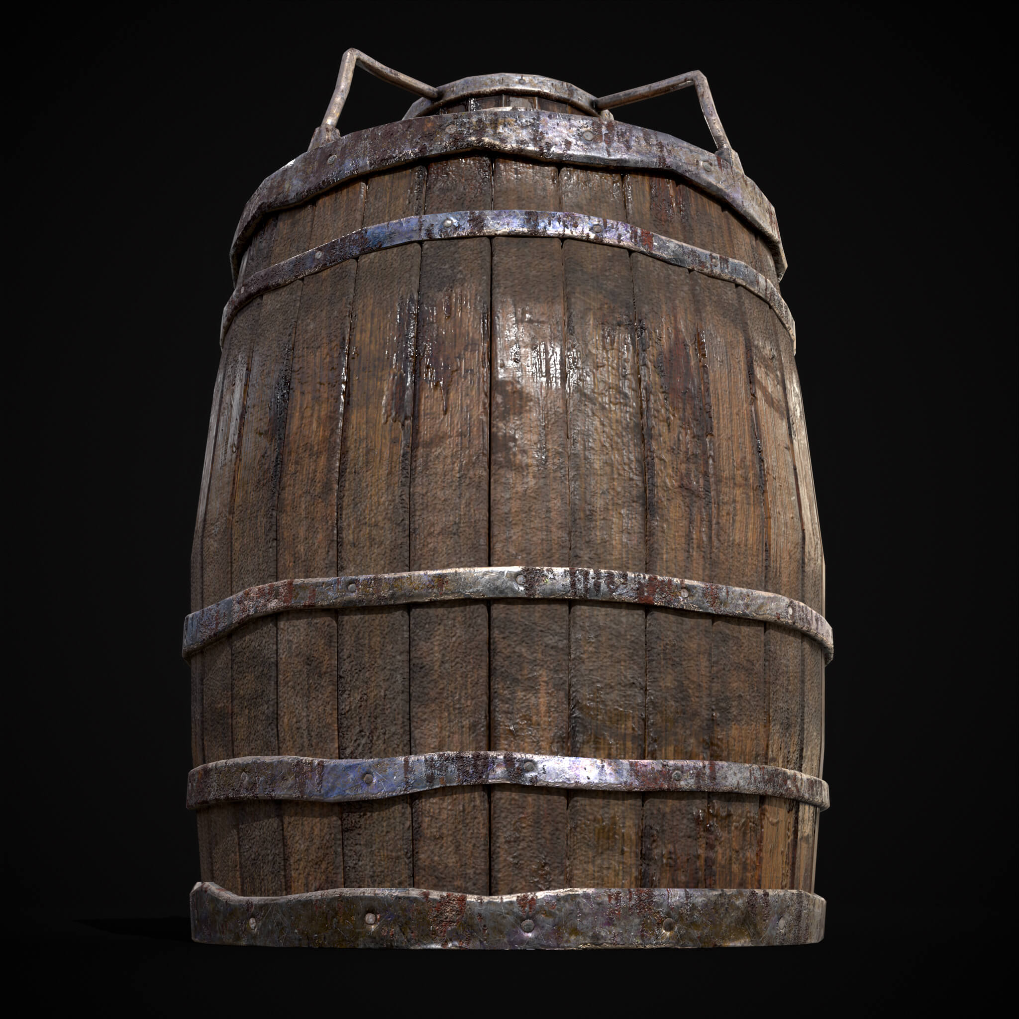 Reinforced Keg - 3D Model by Get Dead Entertainment