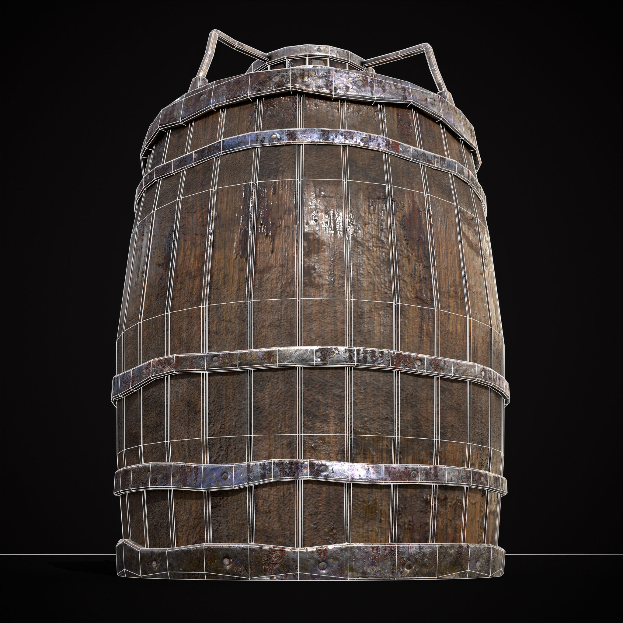 Reinforced Keg - 3D Model by Get Dead Entertainment
