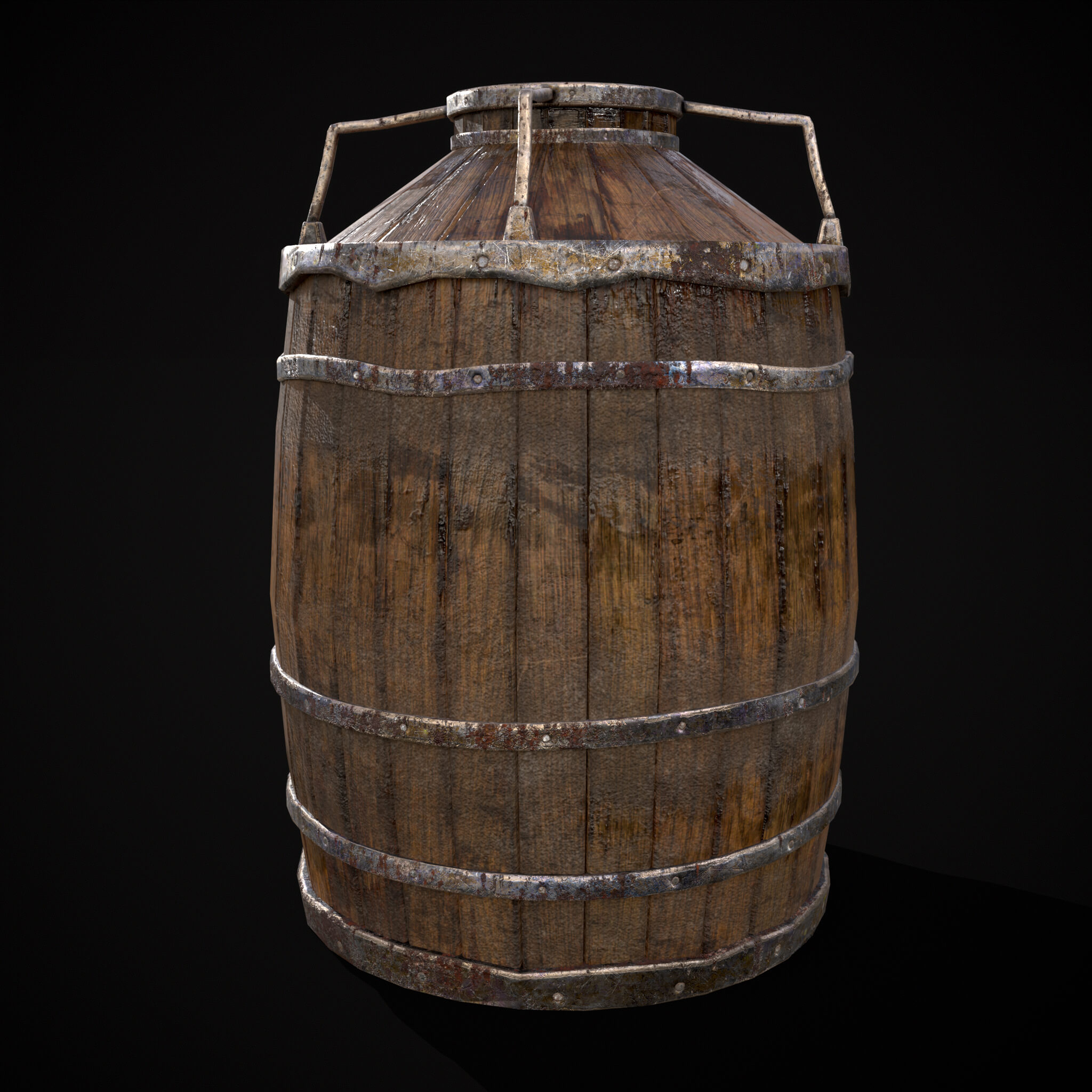 Reinforced Keg - 3D Model by Get Dead Entertainment