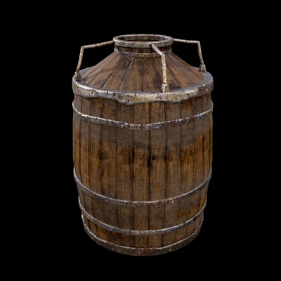 Reinforced Keg - 3D Model by Get Dead Entertainment