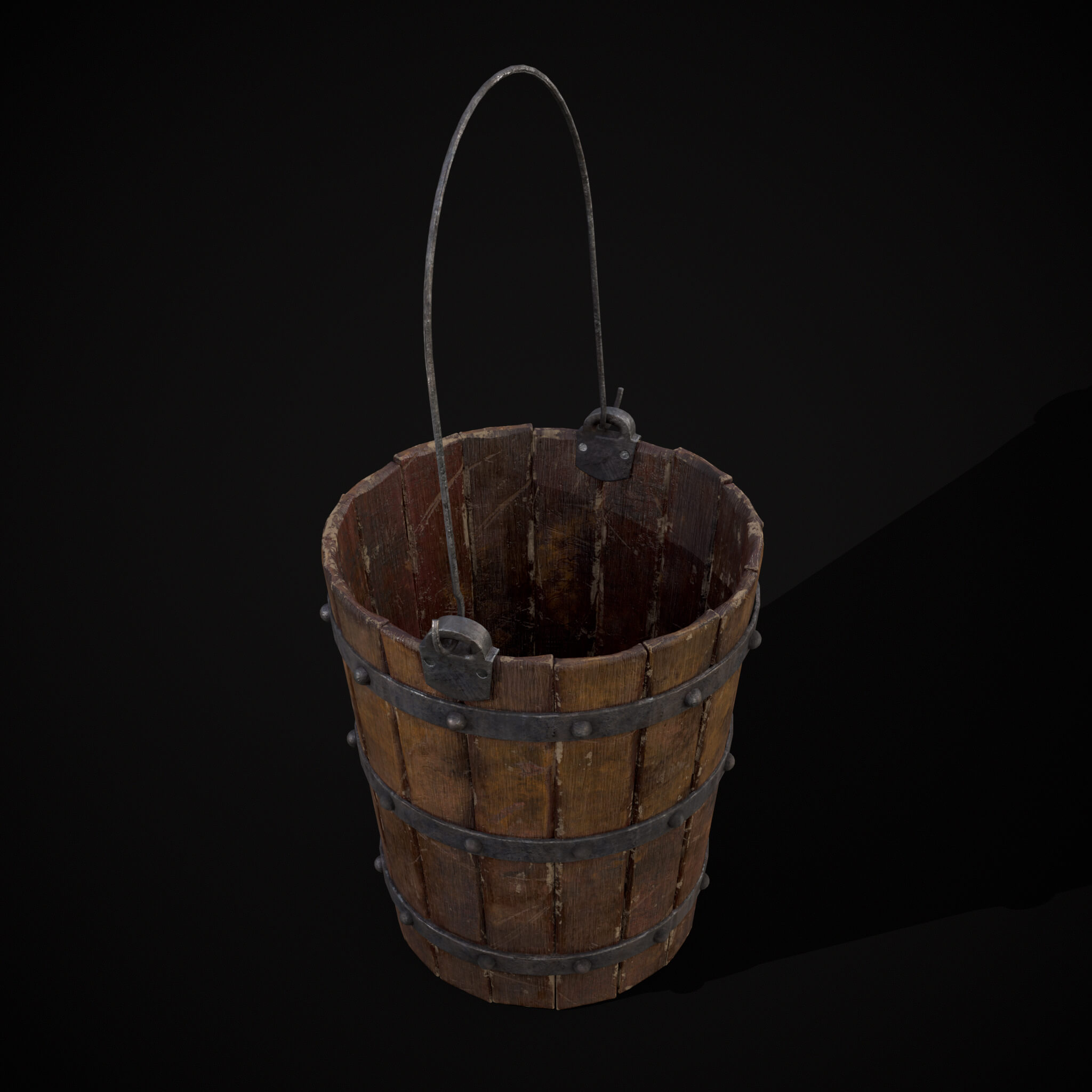 Reinforced Wooden Bucket - 3D Model by Get Dead Entertainment