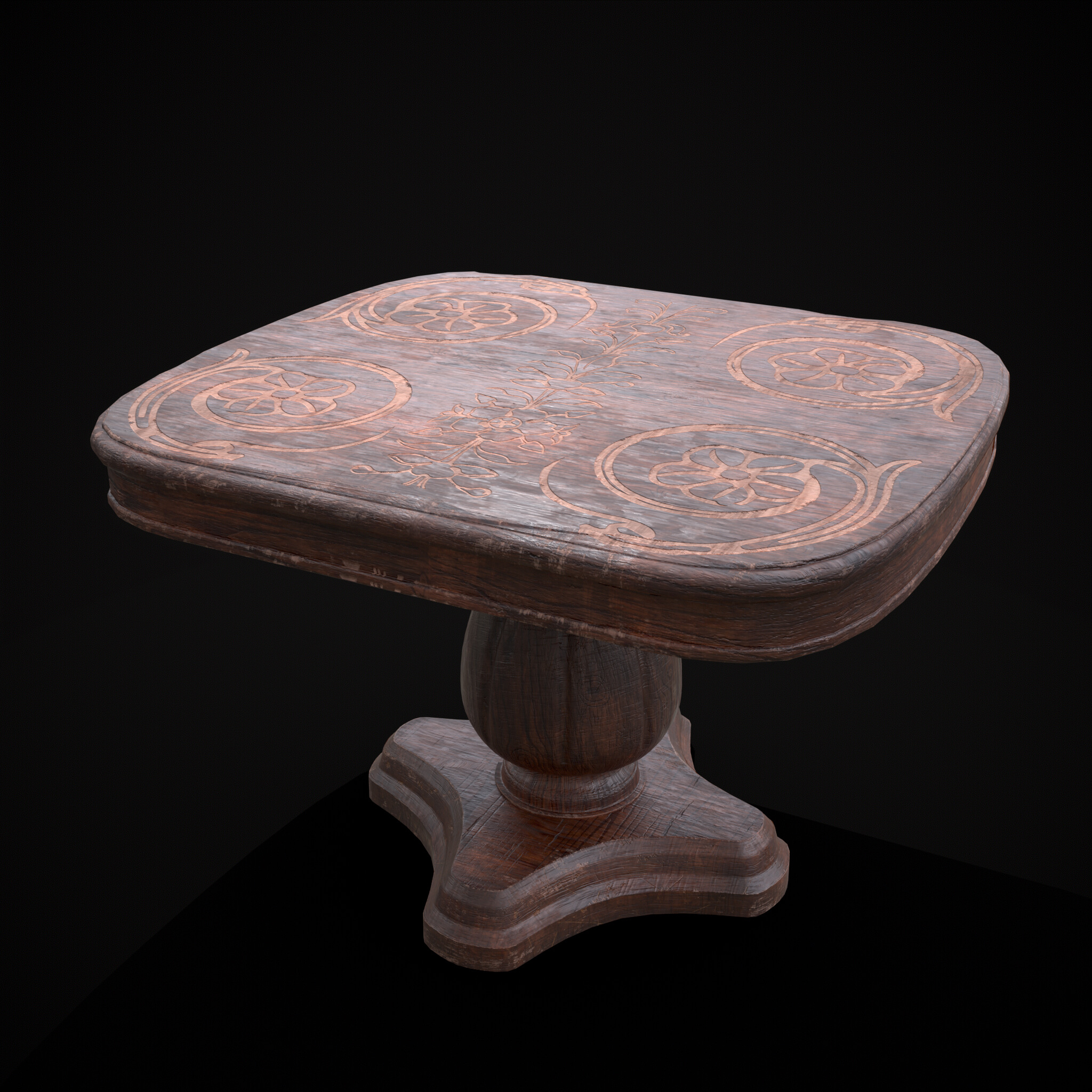 Renaissance Round Table - 3D Model by Get Dead Entertainment