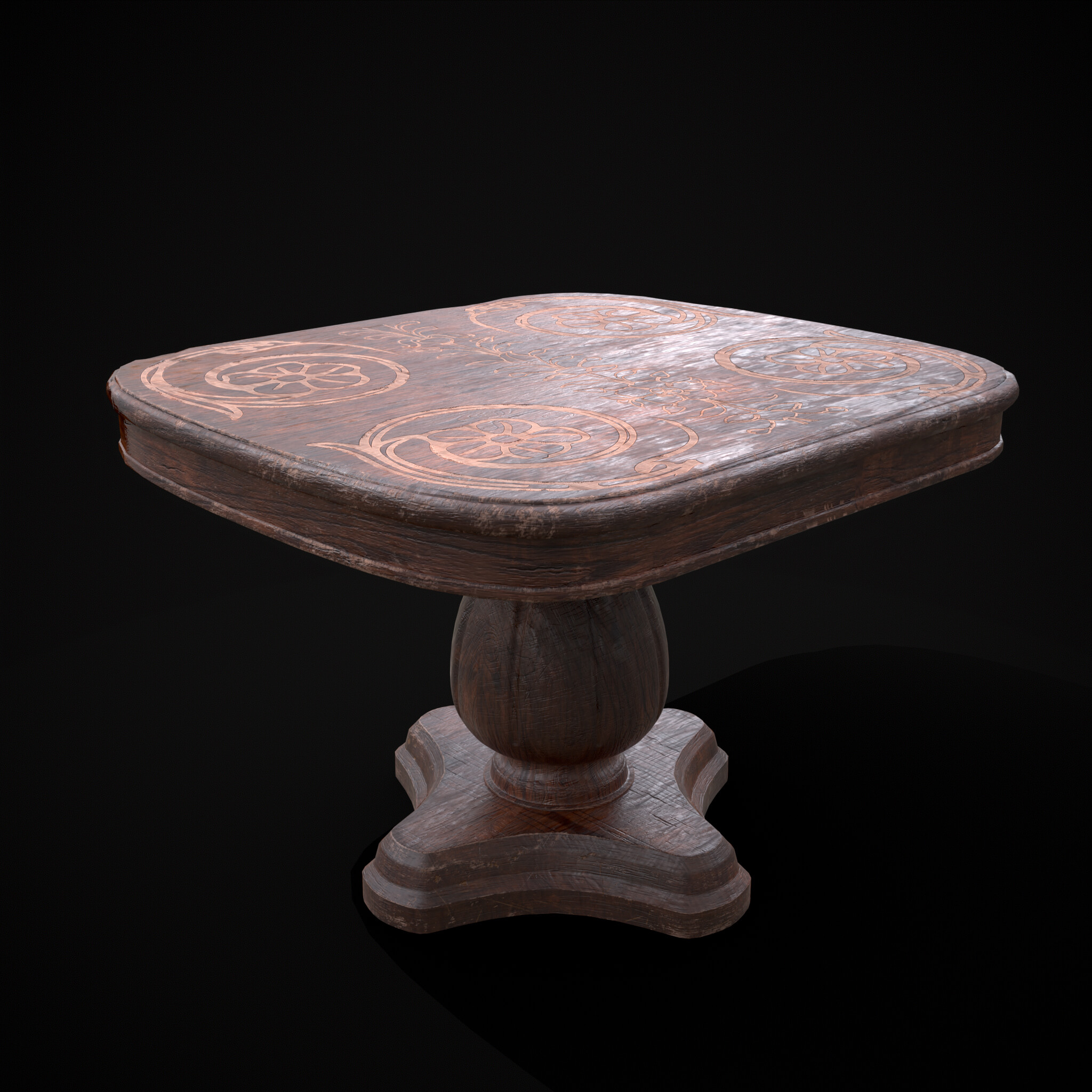 Renaissance Round Table - 3D Model by Get Dead Entertainment