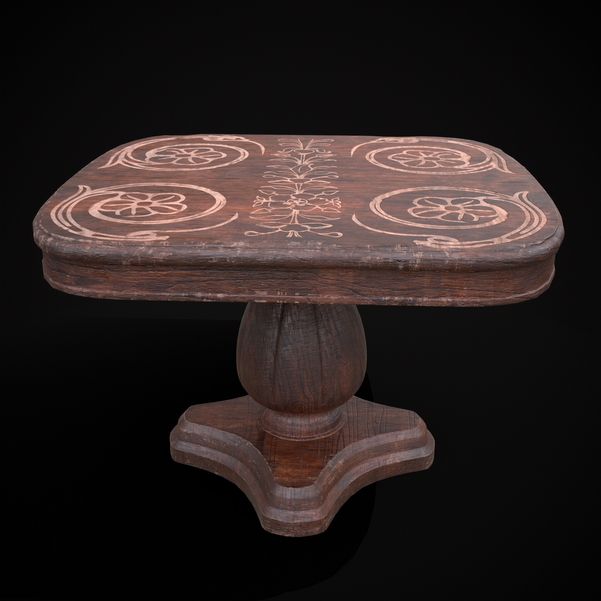 Renaissance Round Table - 3D Model by Get Dead Entertainment
